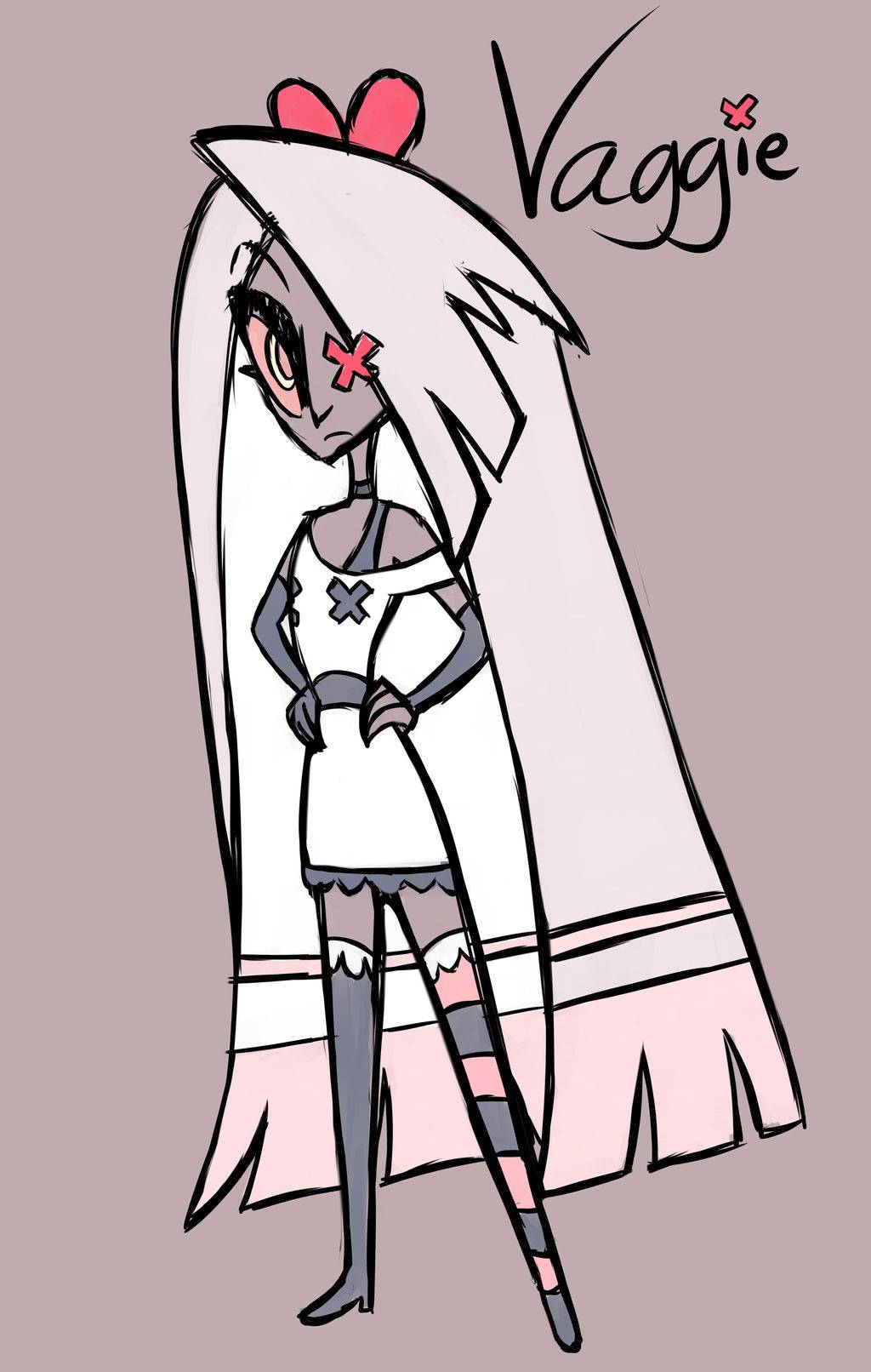 Hazbin Hotel Vaggie fanart by ArtsyGum | Scrolller