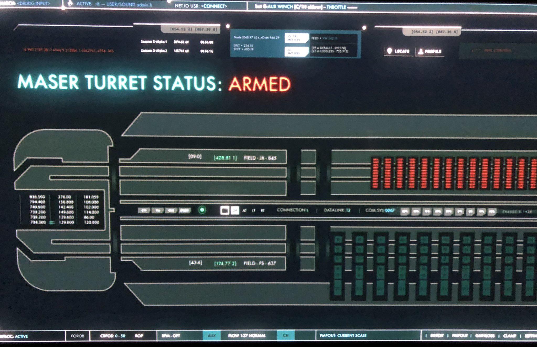 HD image of the Maser turret screen from Mike Dougherty on twitter | Scrolller