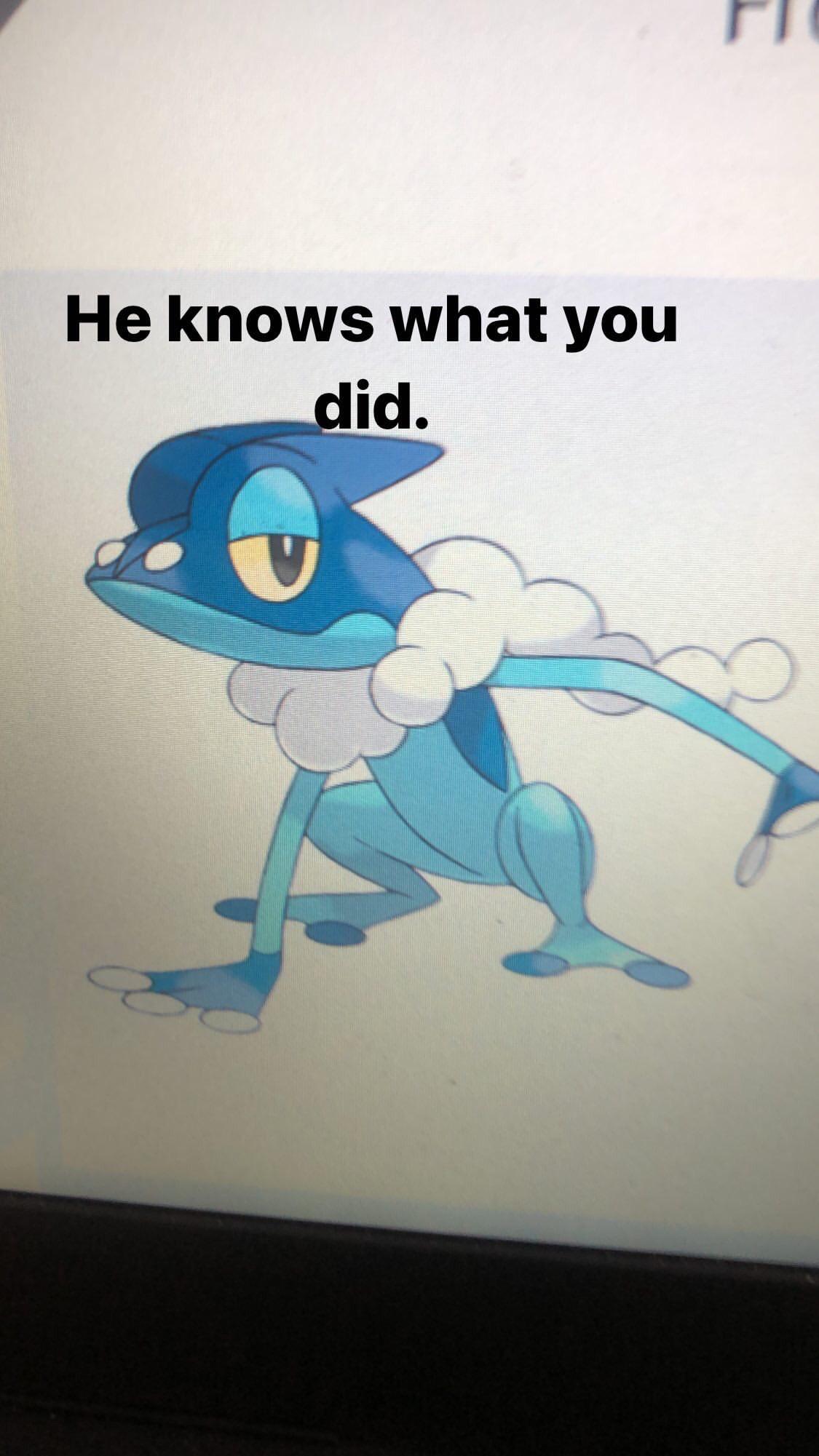 He knows. | Scrolller