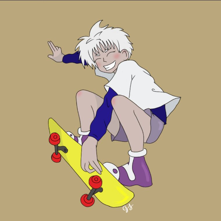 hE wAs a sk8TeR bOy - drawing done by mere | Scrolller