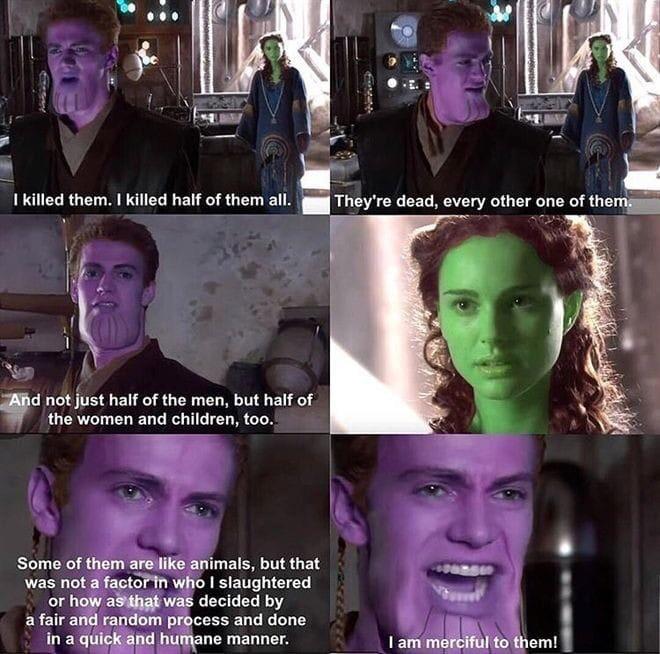 he was meant to bring balance to the force, and he did | Scrolller