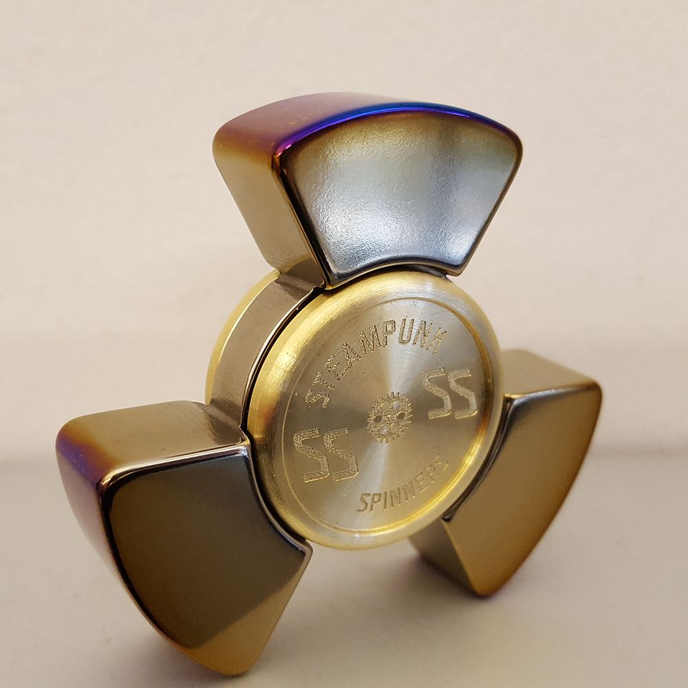Heat-Treated Titanium Phat Boy from Steampunk Spinners | Scrolller