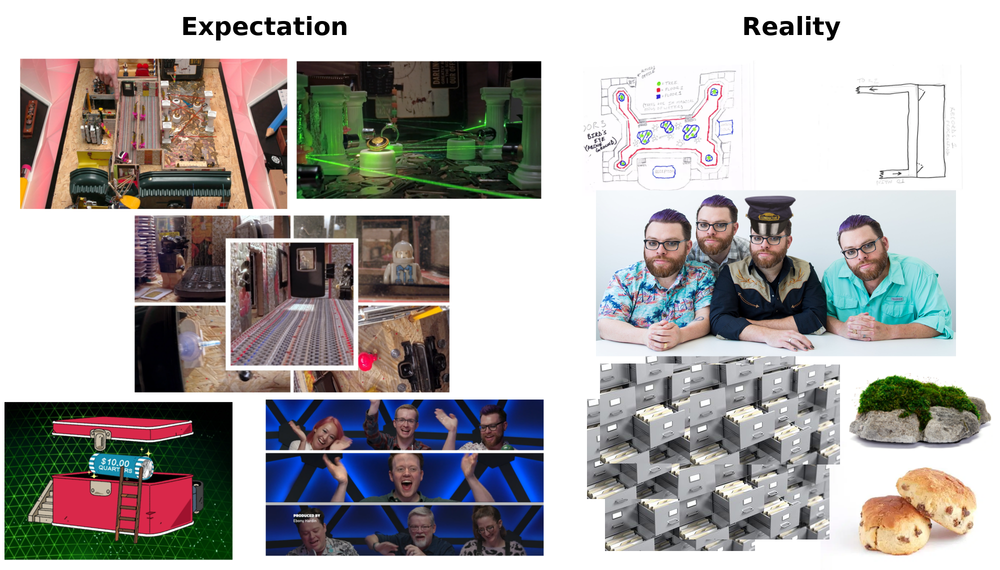 Heist expectation vs reality | Scrolller