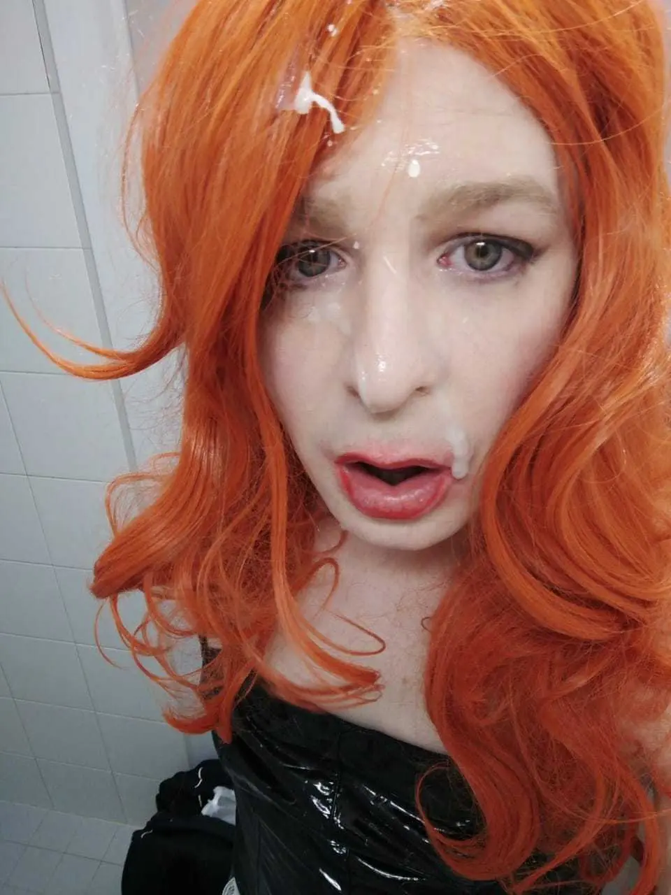 Hello Everyone This Is Lucy My Sissy Slave With A Strangers Cum