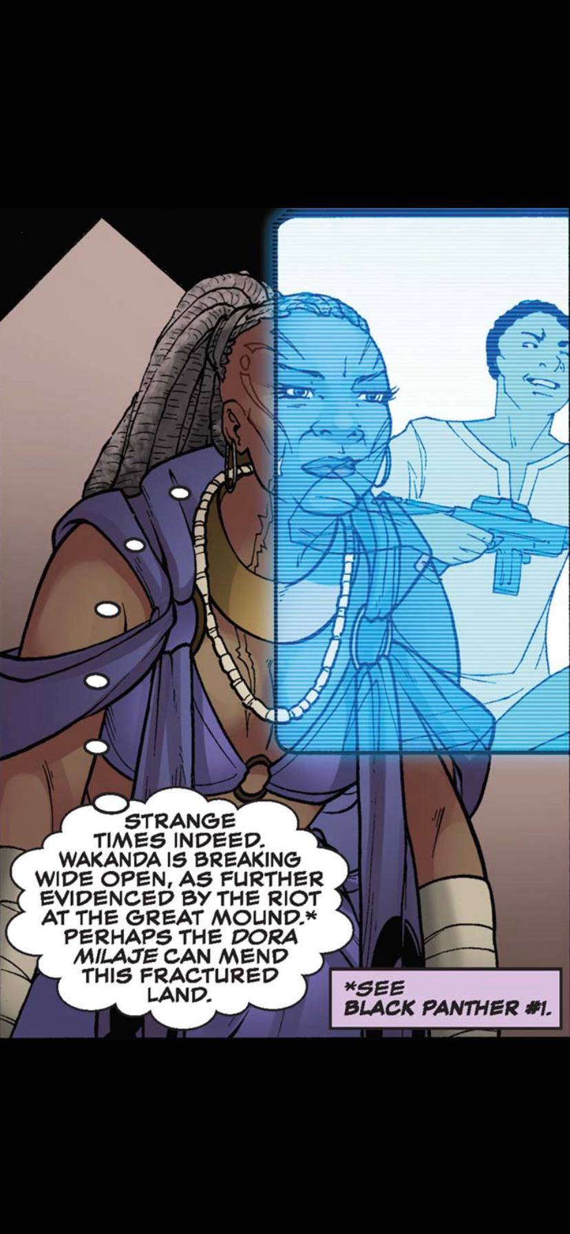 Help again. Black Panther: World of Wakanda. What is the issue this is referring to? | Scrolller