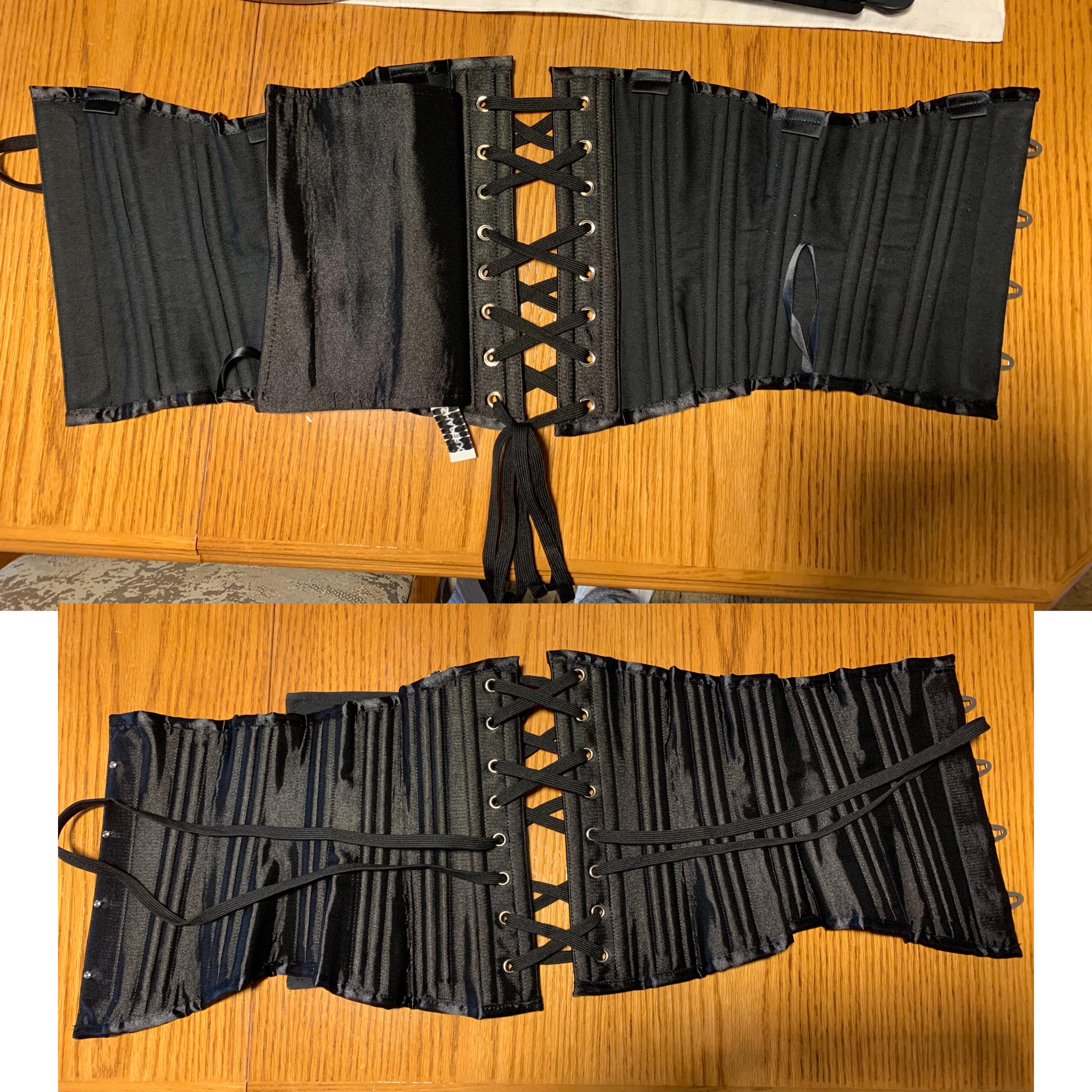 Help! Did I lace my corset up right? I followed a YouTube tutorial but the woman was going ...