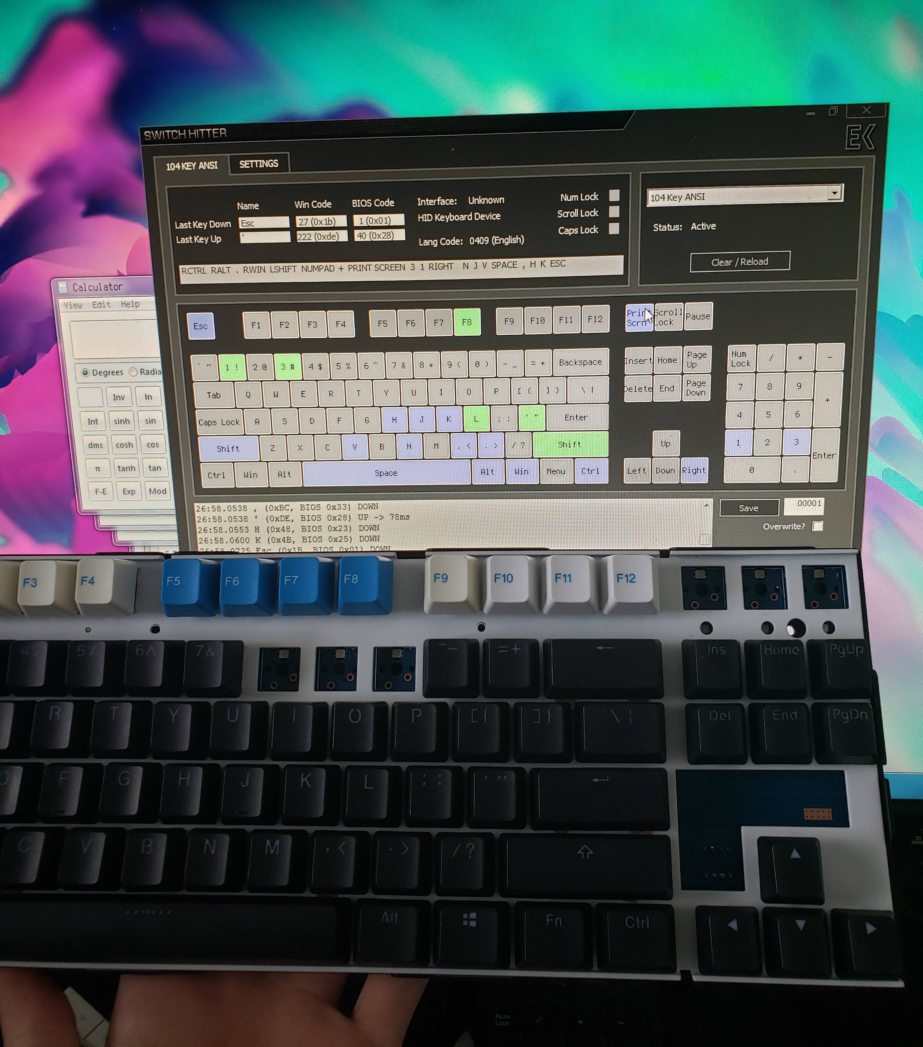 [HELP NEEDED] Desoldered, filmed and lubed. Now it's registering random keys. Even numpad keys ...