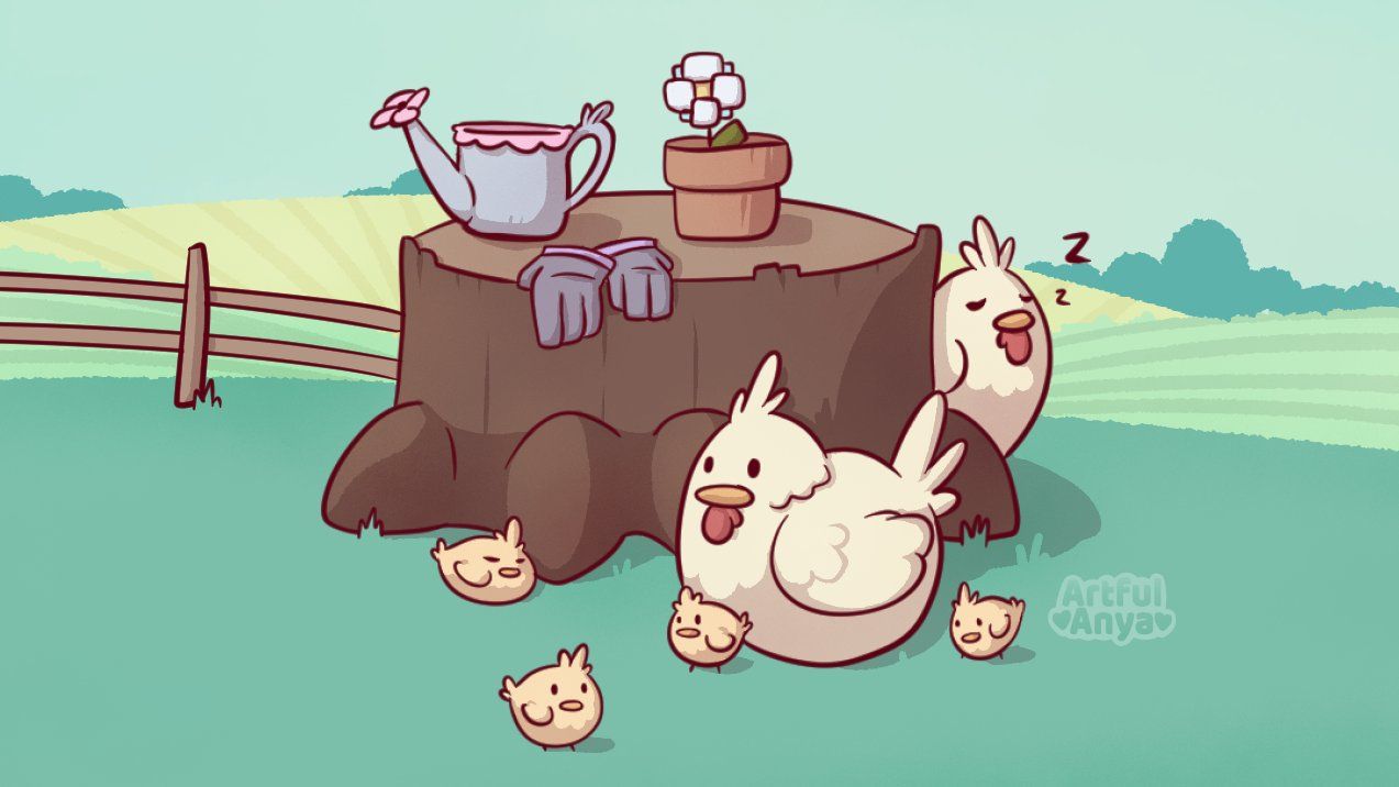 Hen and chicks | Scrolller