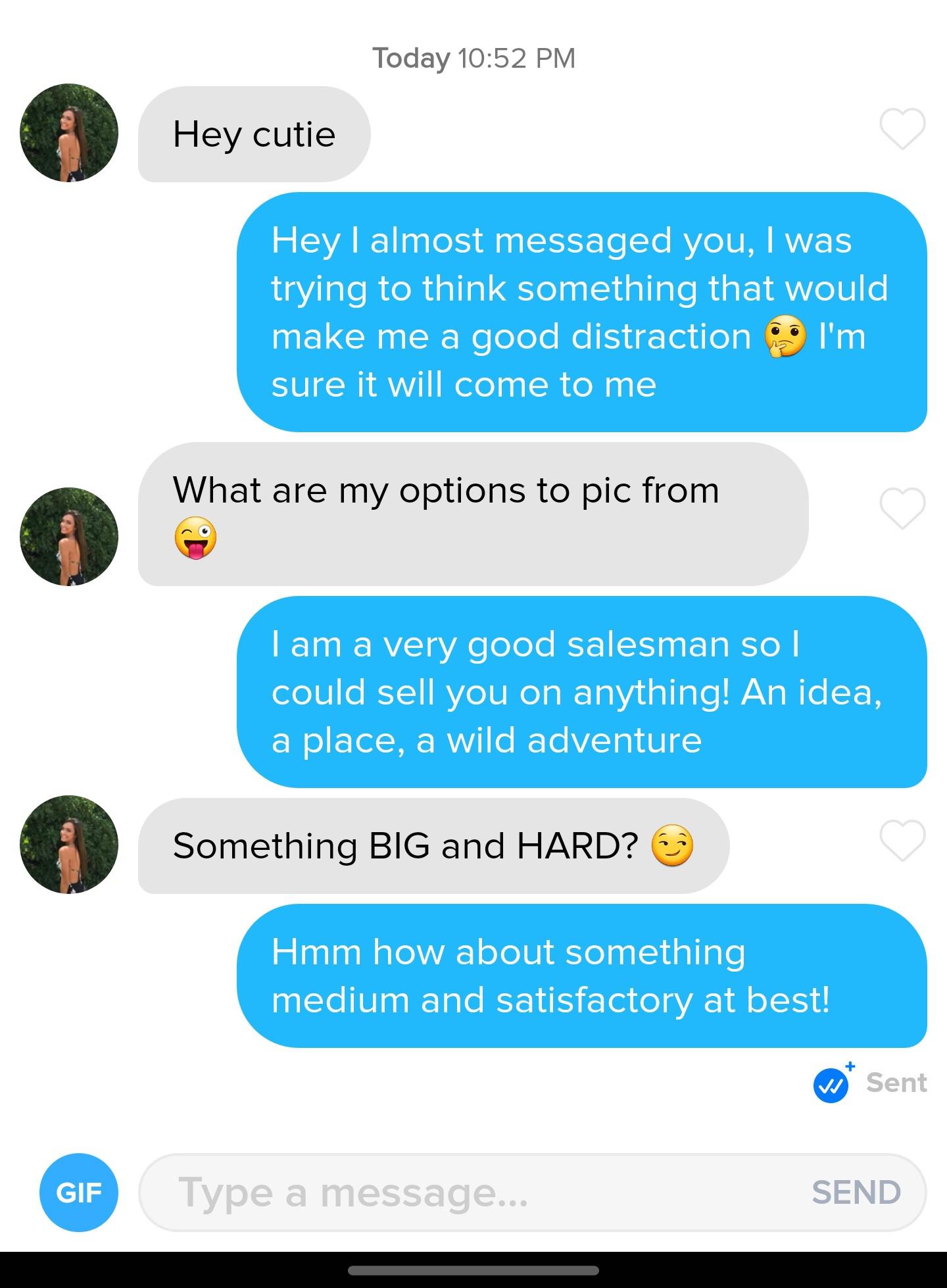 Her bio said she needed a distraction | Scrolller