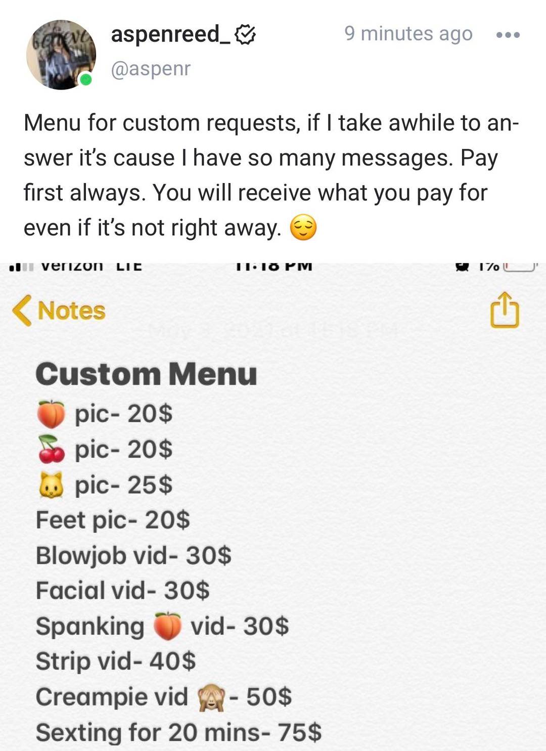 Her Custom List, who’s down to pull some together and share vids? | Scrolller