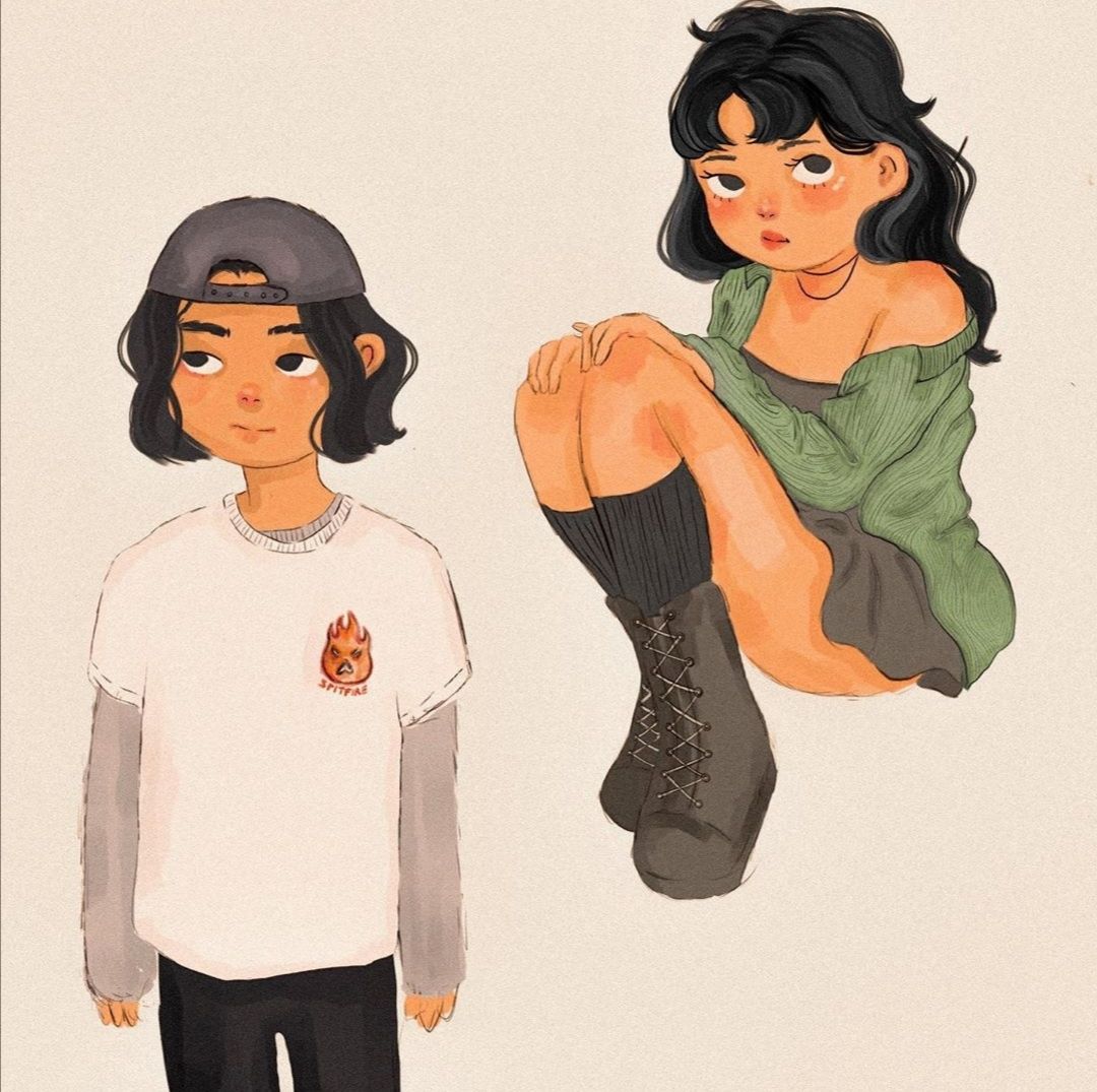 Her drawings are super cute oml 🥺 ️ | Scrolller