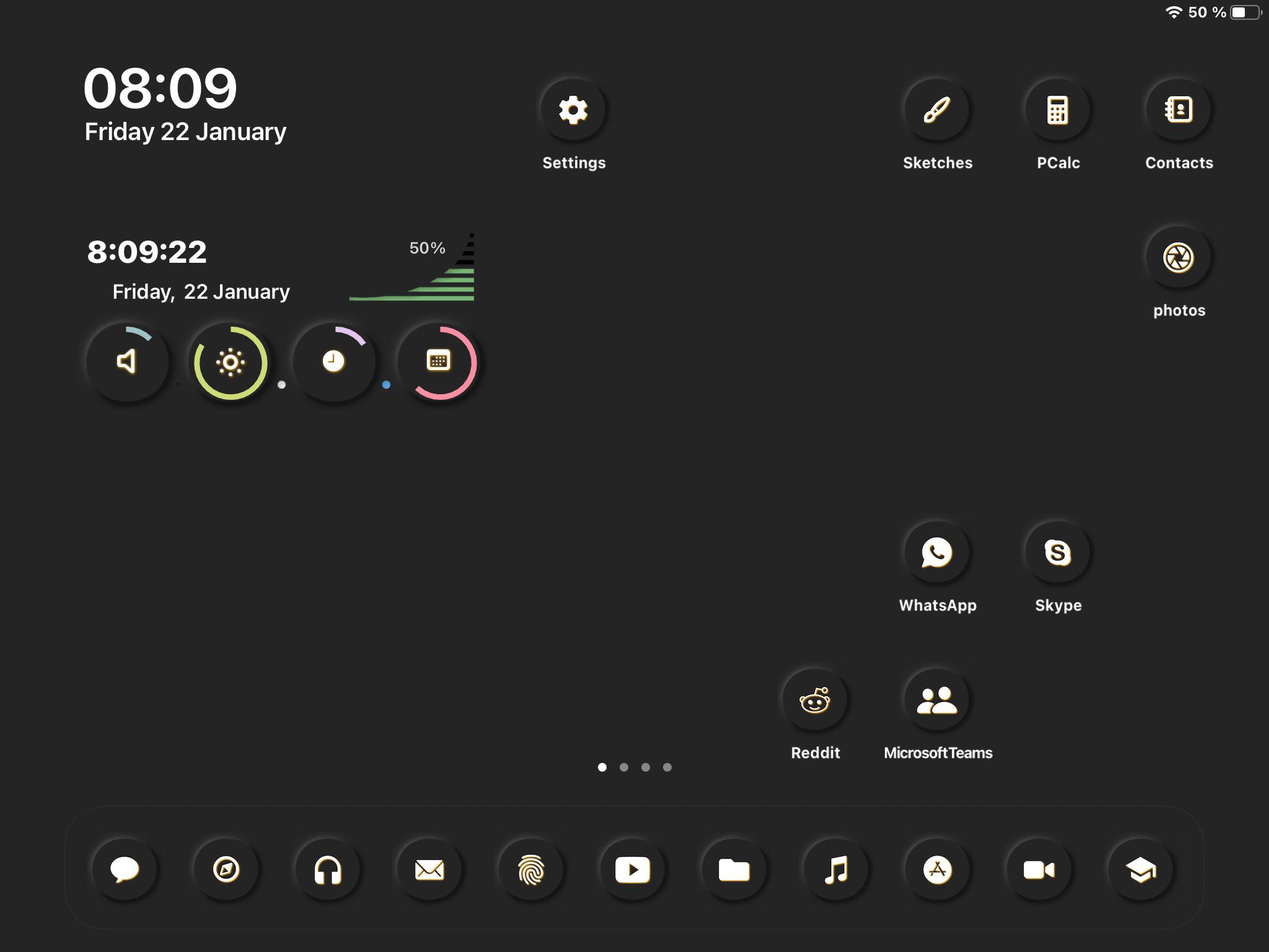 Here is my first setup all made by Widgy (even the icons) and inspired by SCOSeanKly’s widget ...