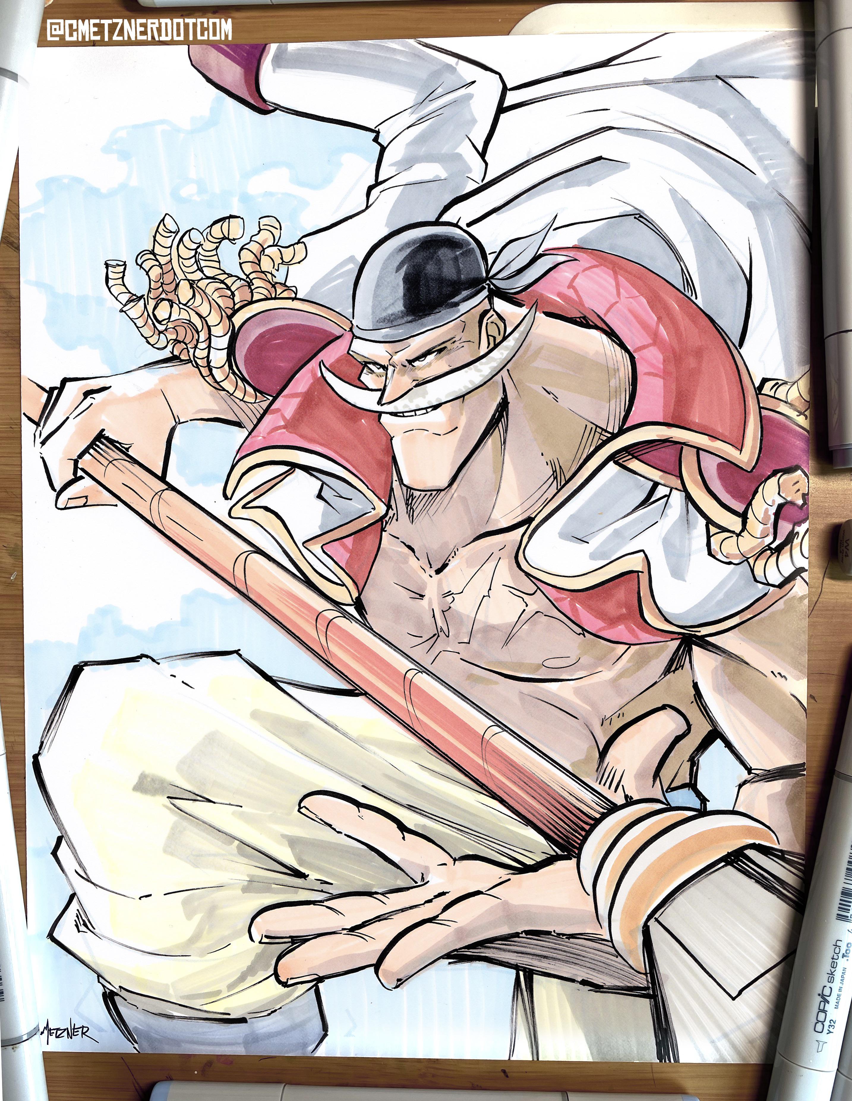 Here’s my drawing of Whitebeard! | Scrolller