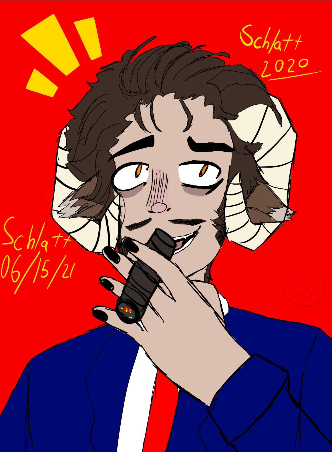 Here’s some old Fanart of schlatt | Scrolller