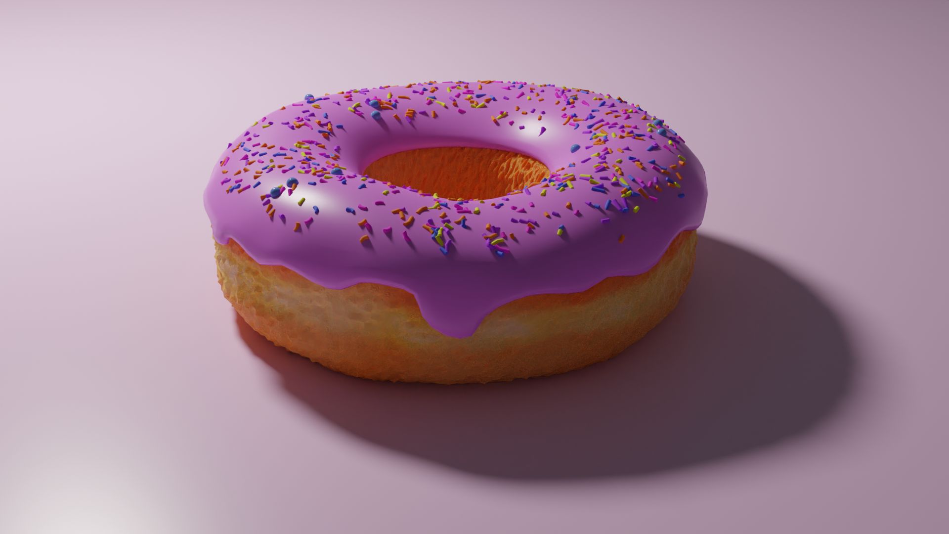 Here's a donut I made on Blender for all you nice people here! | Scrolller