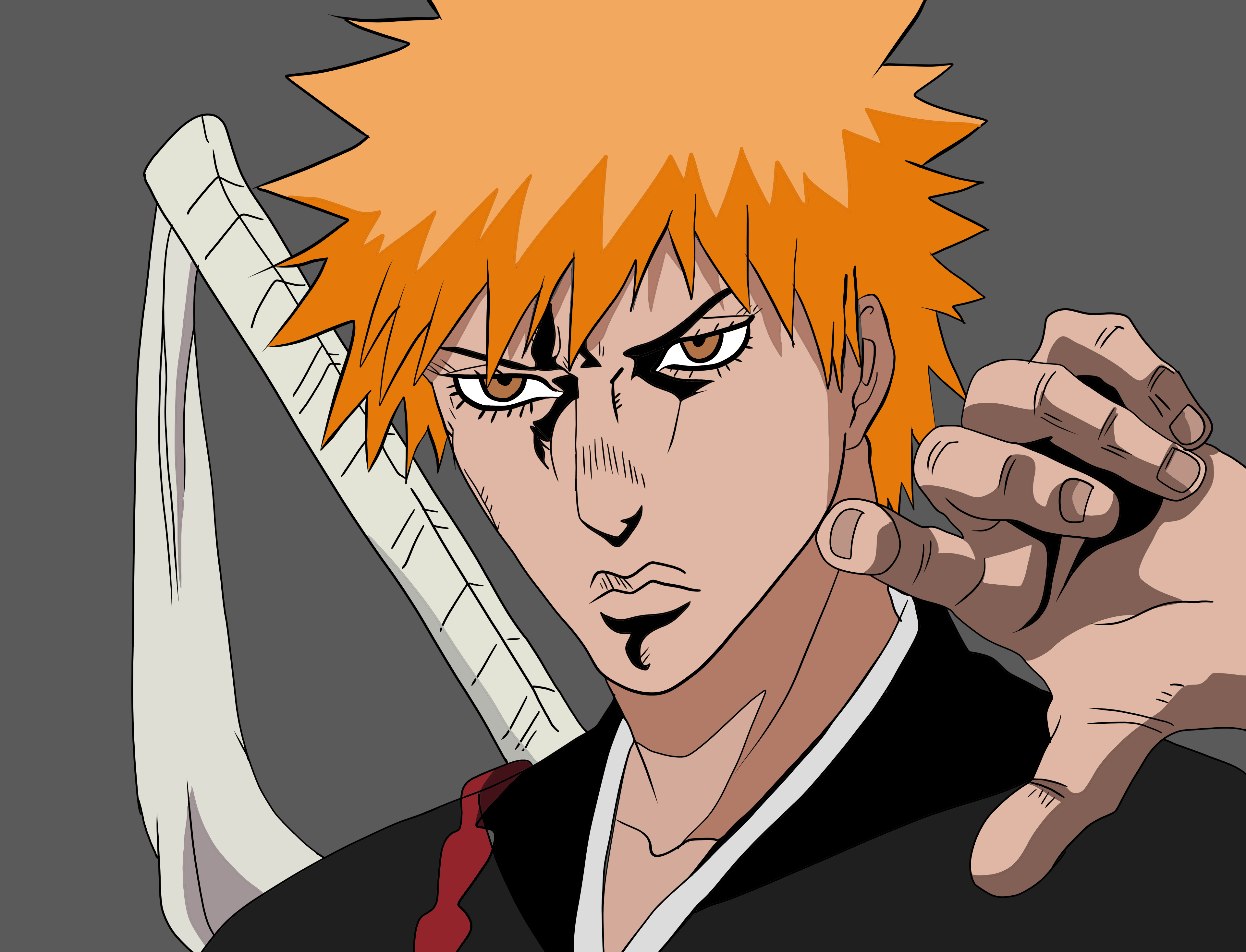here's my drawing of Ichigo | Scrolller