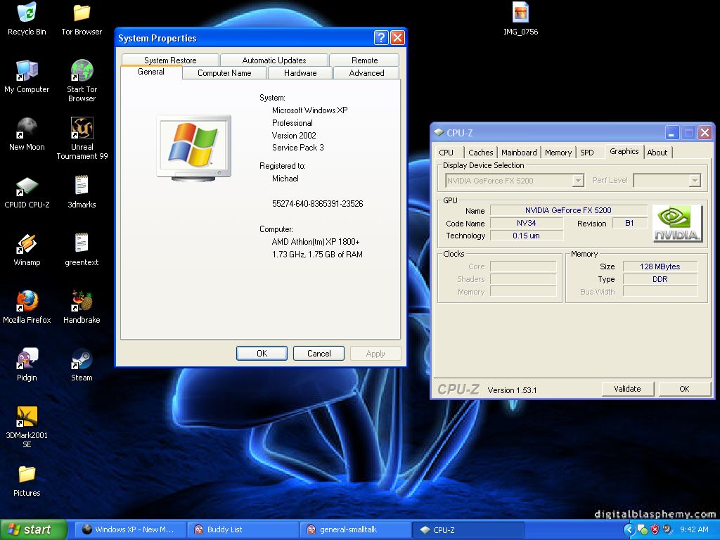 Here's my XP desktop (And specs)! | Scrolller