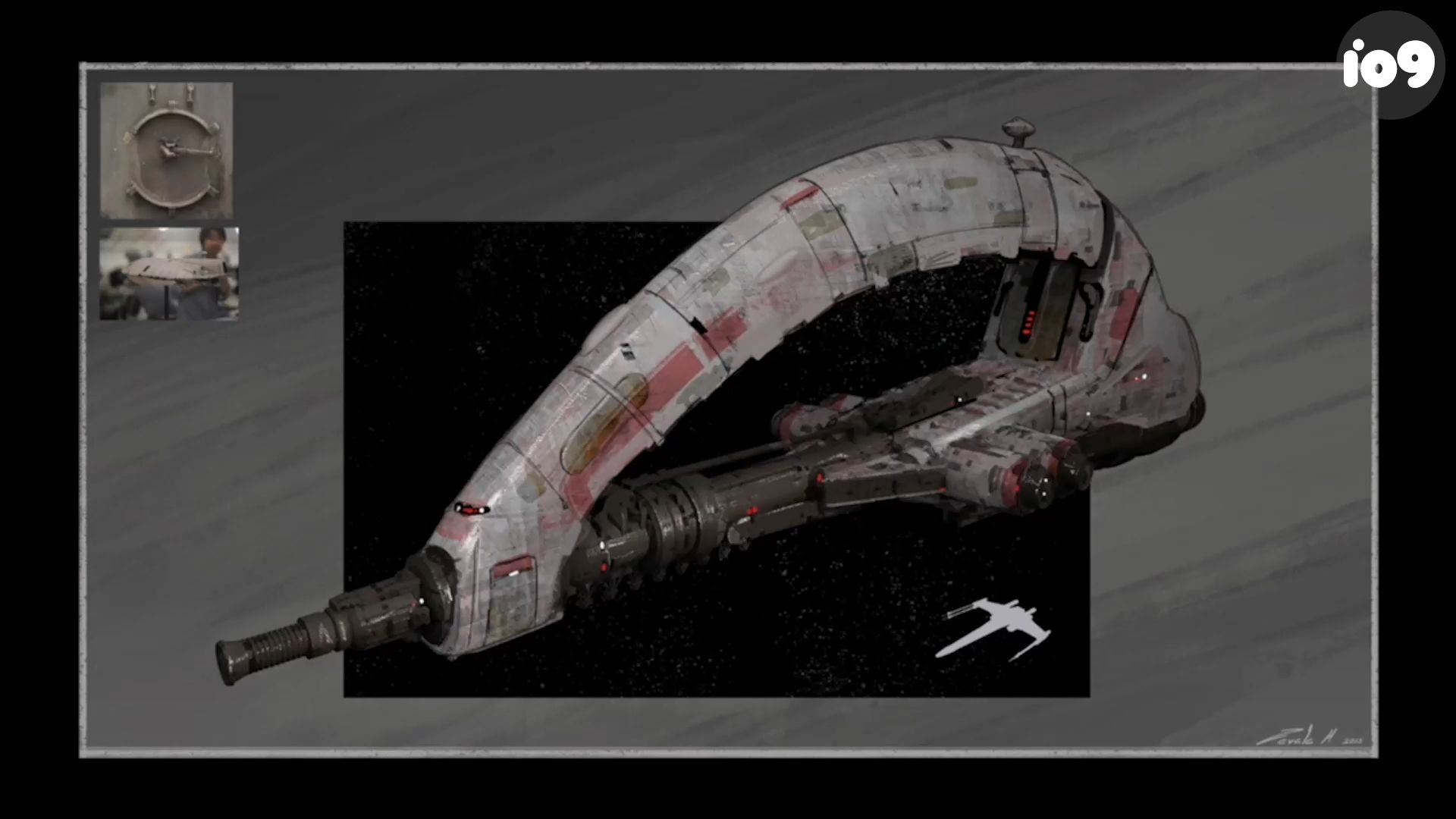 Here's some art for the capital ship version of the D-wing posted here yesterday. | Scrolller