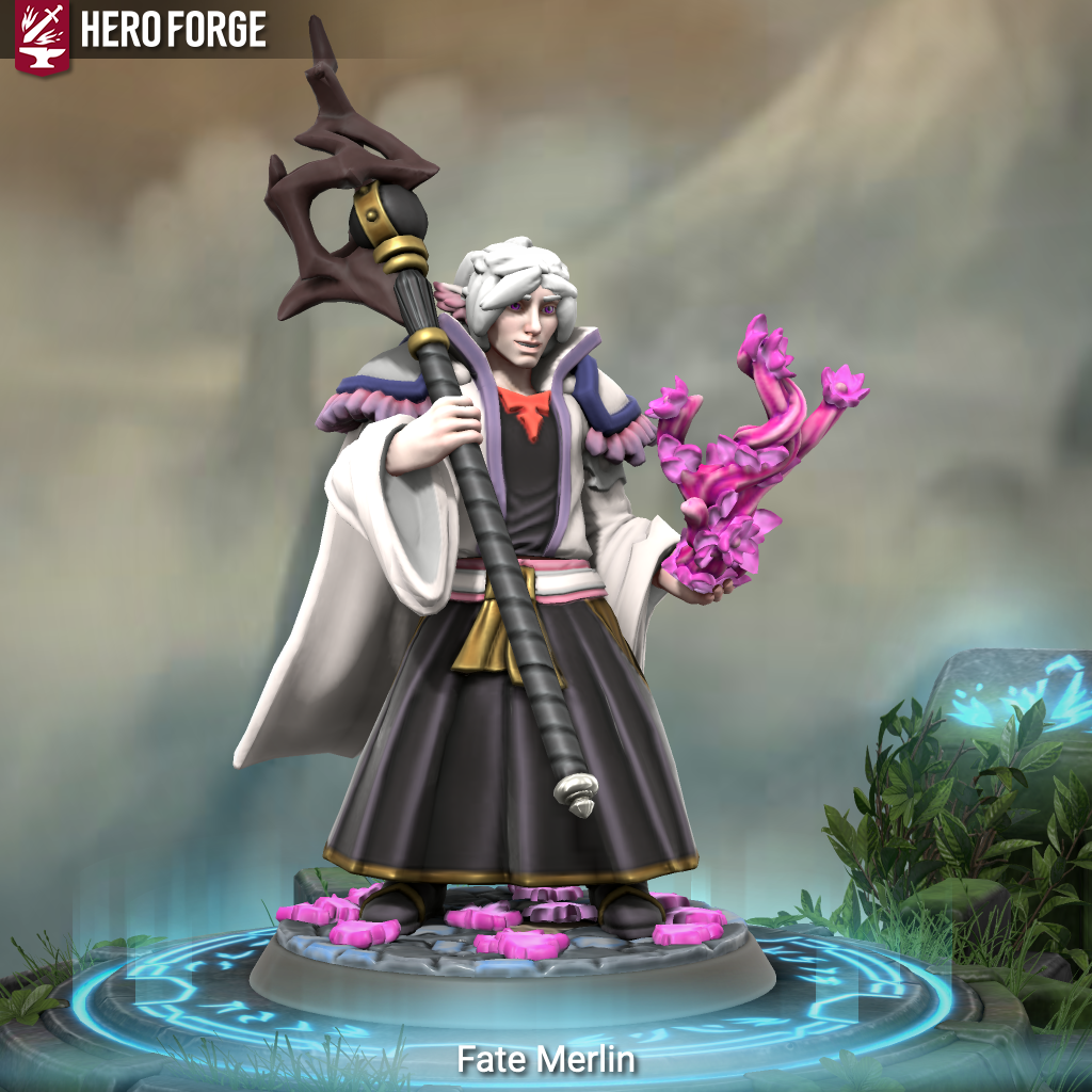 Hero Forge Miniature: Merlin! | Scrolller