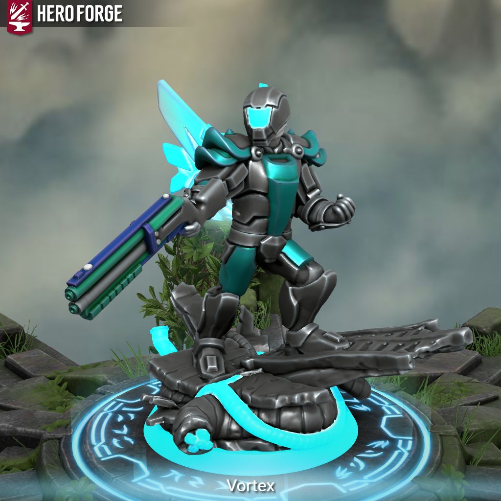 Hero Forge Vortex Armour with Vortex Beater | Scrolller