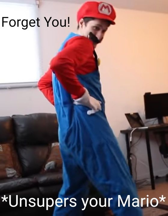 He's now Mario Bros | Scrolller