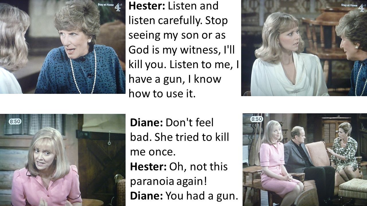 Hester Crane and Diane Chambers (1984 / 2001) | Scrolller