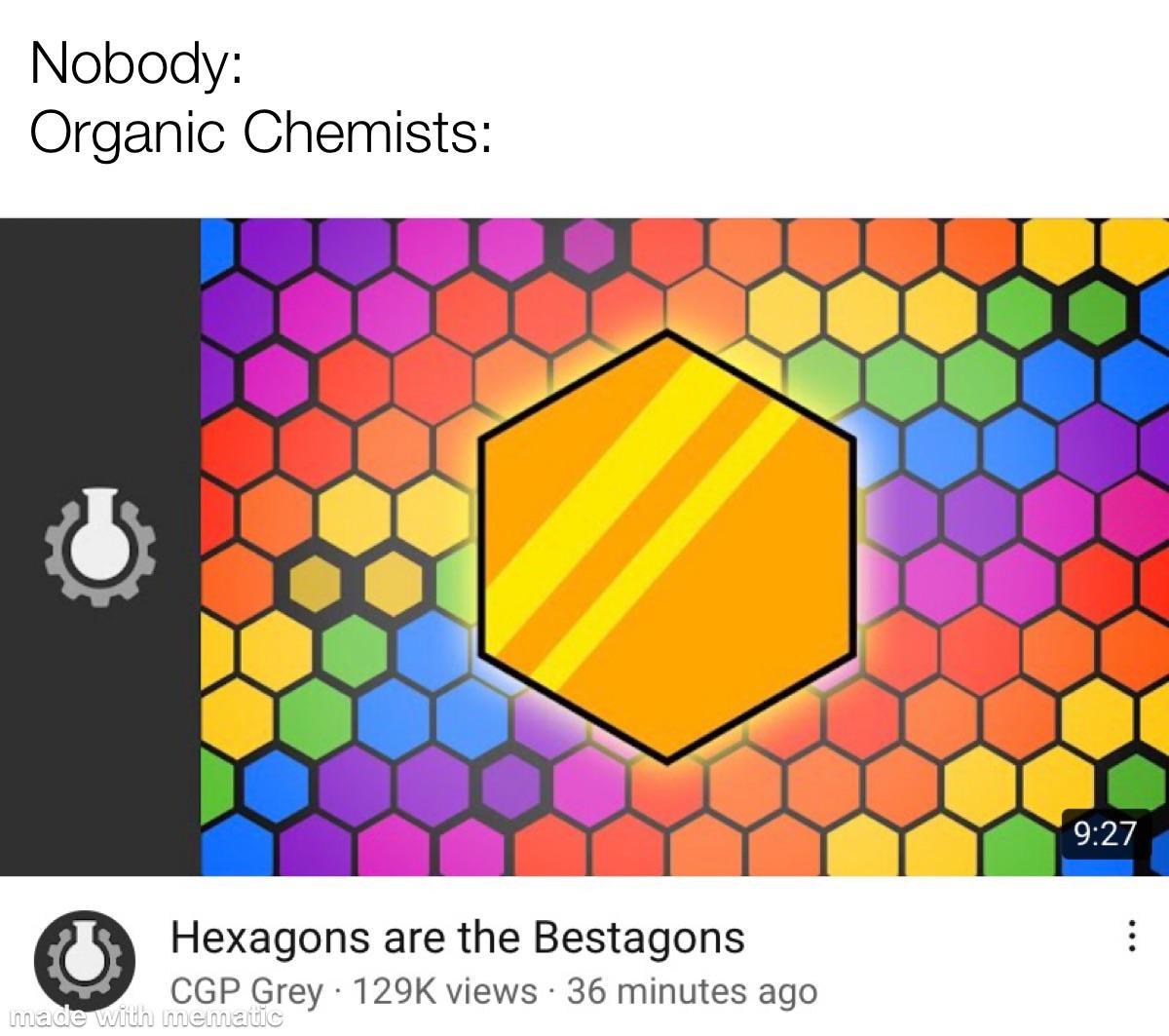 Hexagons = Science | Scrolller