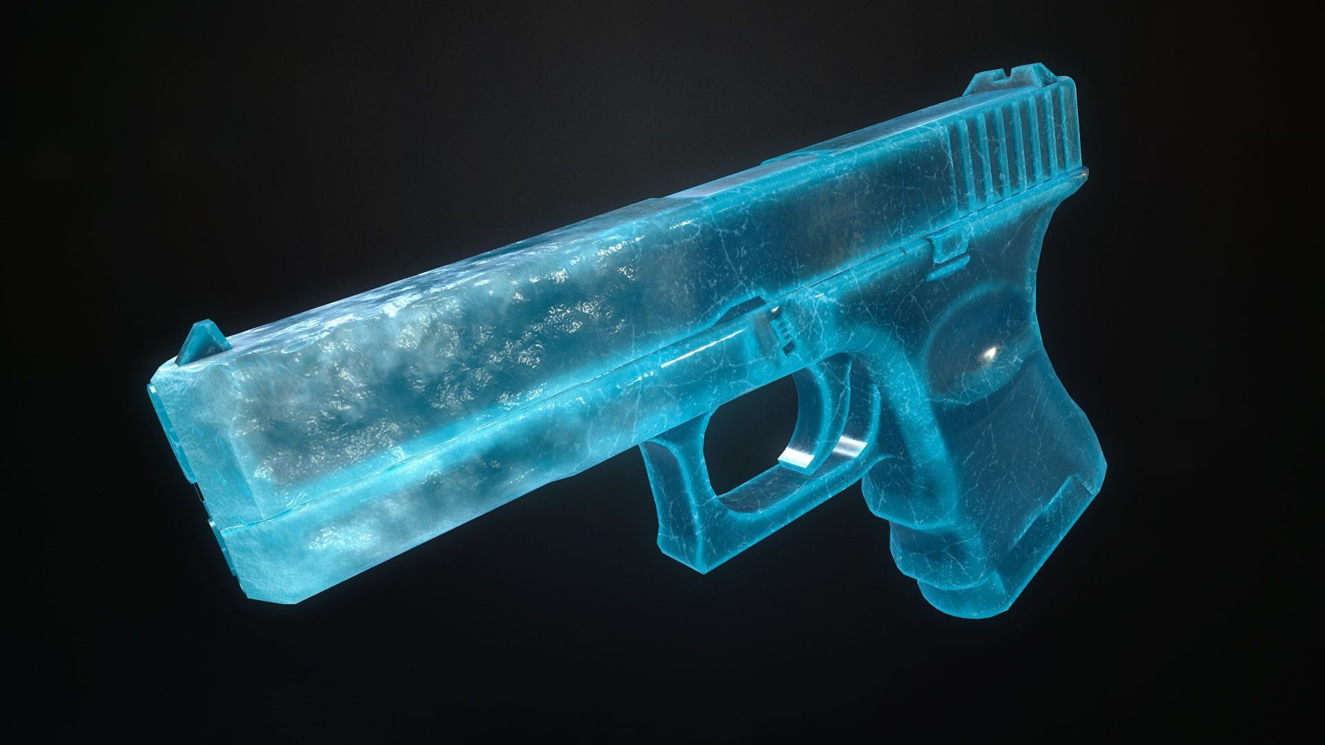 Hey I made a Frosty Glock Skin for the upcoming winter | Scrolller
