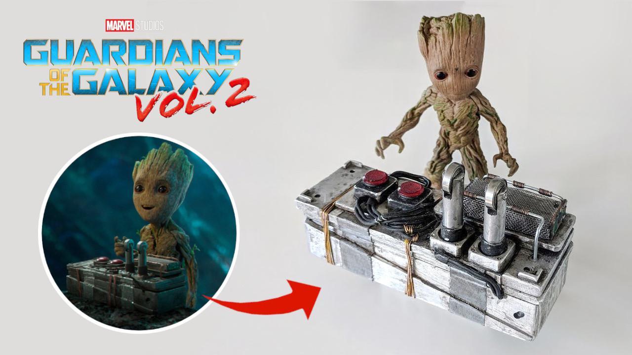 Hey people! I made a Baby Groot Bomb detonator replica from Guardians of the galaxy II! (link to ...