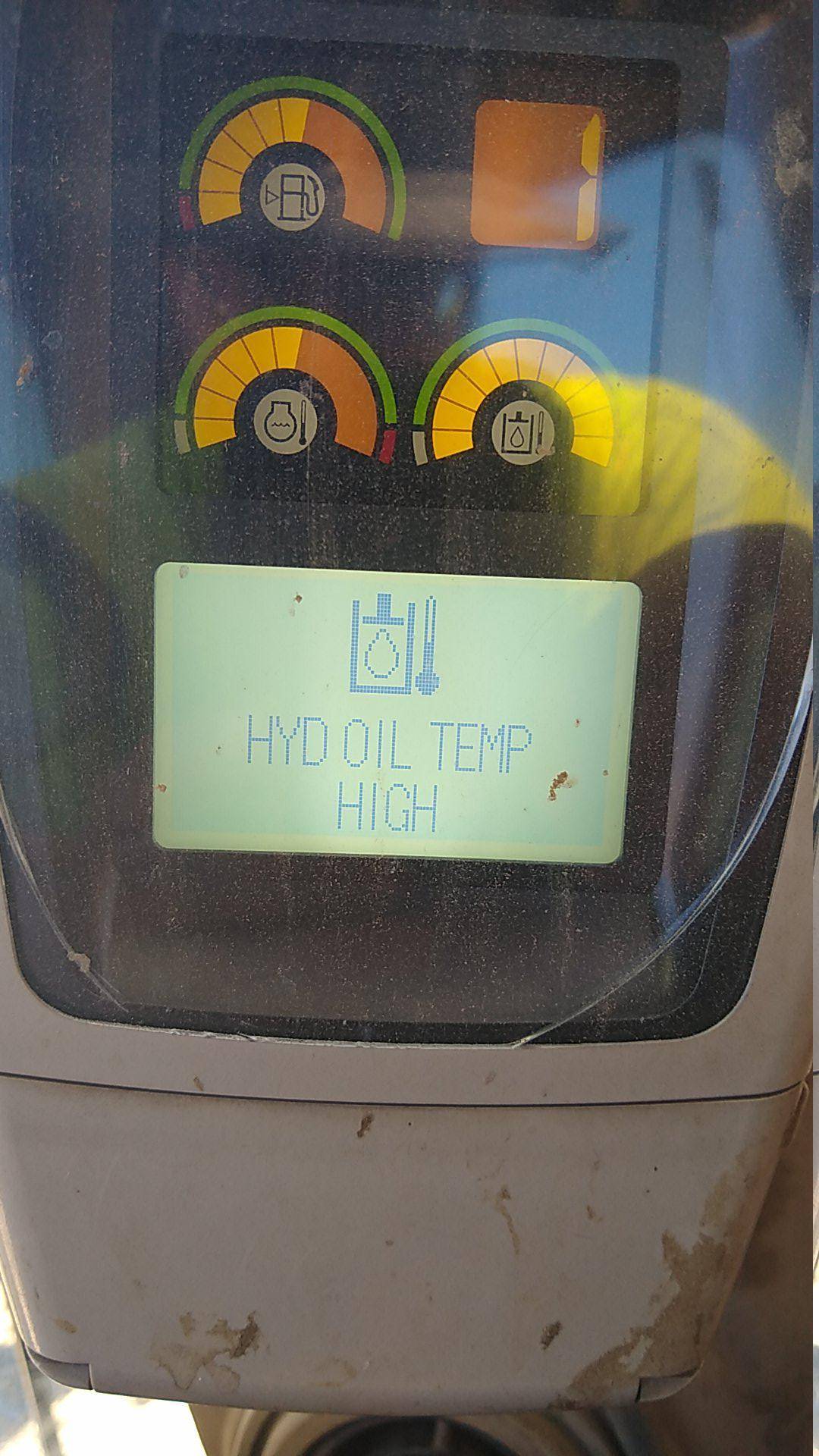 Hey u/kilarezorpa I see your high engine temp and I all a draw with my high hydraulic temp ...