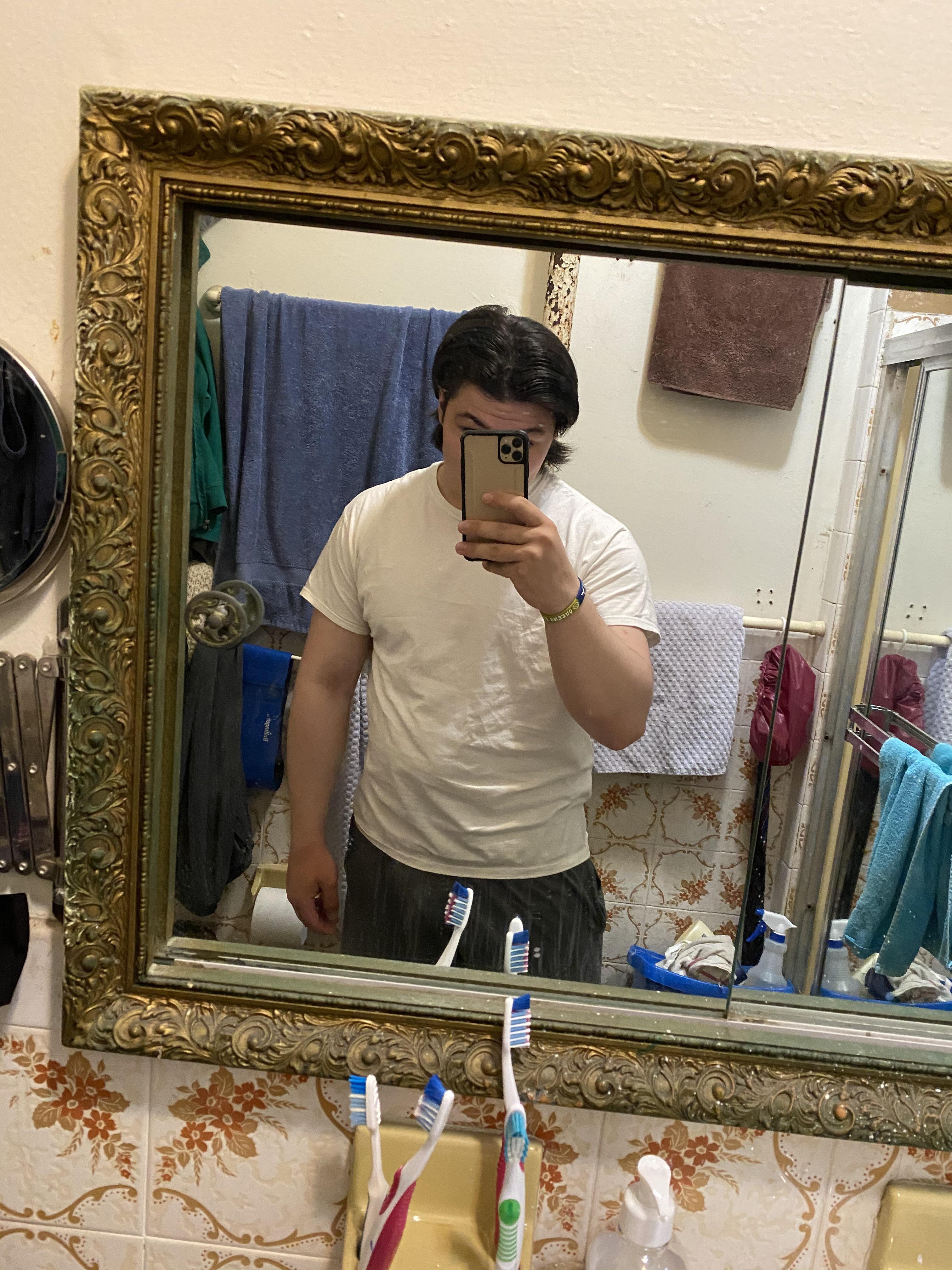 Hi I’m Chris and im growing out my hair since i think June of 2020. And it’s getting pretty long ...