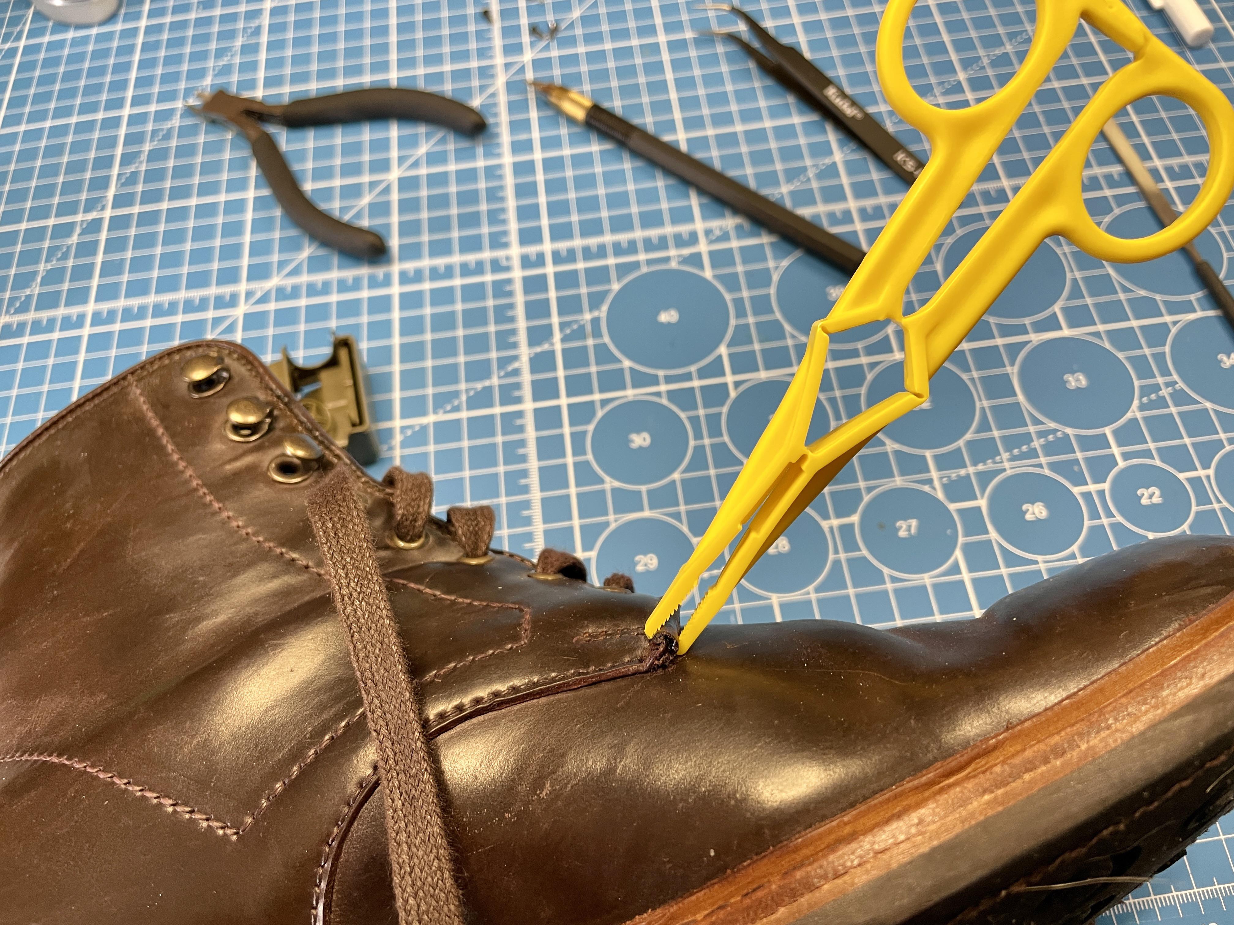 Higgins Shell Cordovan repair | Scrolller