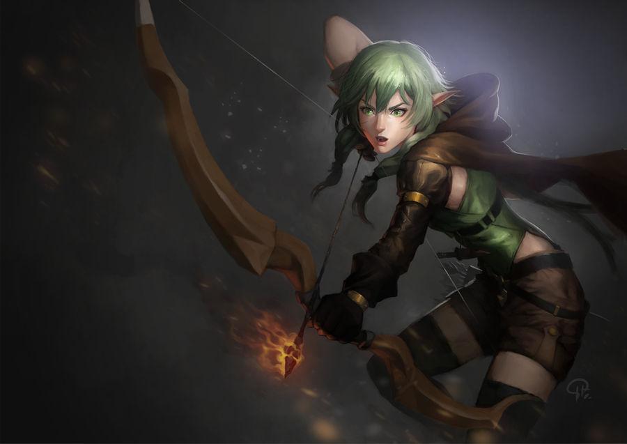 High Elf Archer by hifarry | Scrolller
