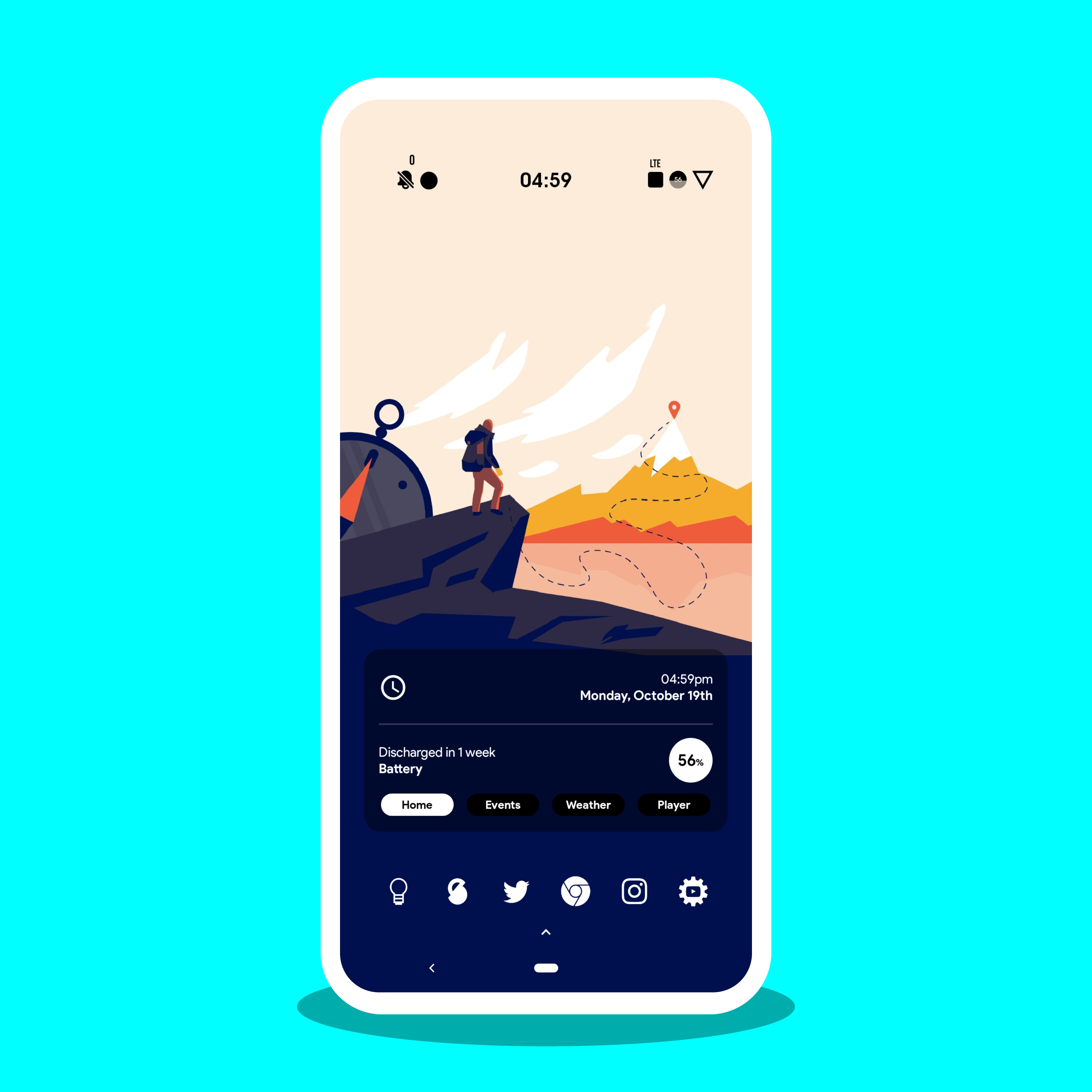 hiking Minimal Android Setup | Scrolller