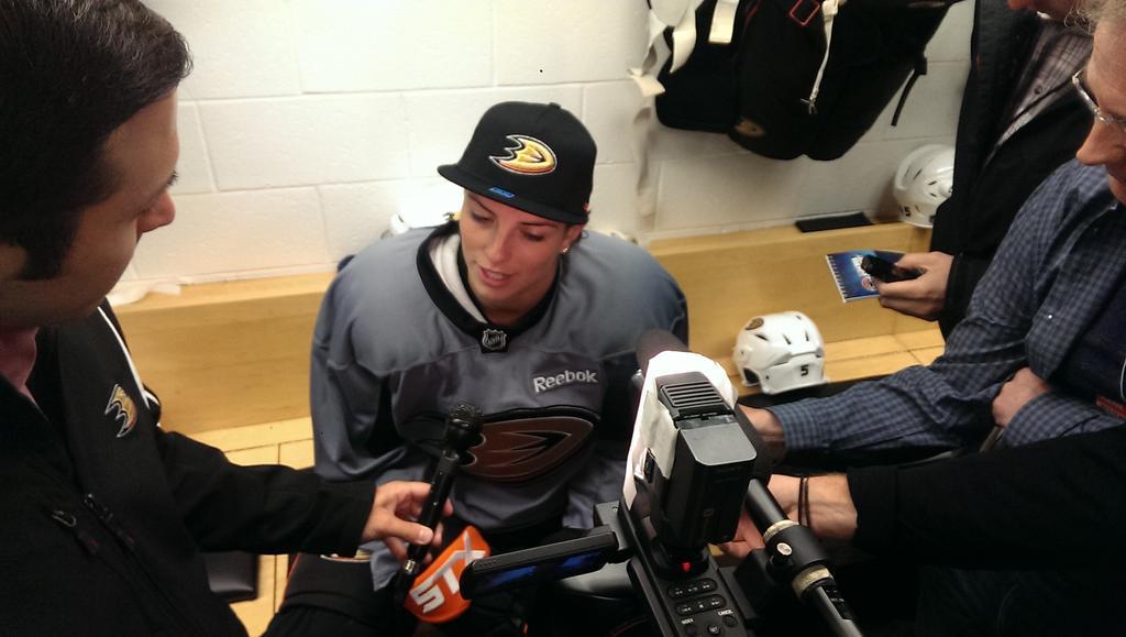 Hilary Knight in Ducks gear | Scrolller
