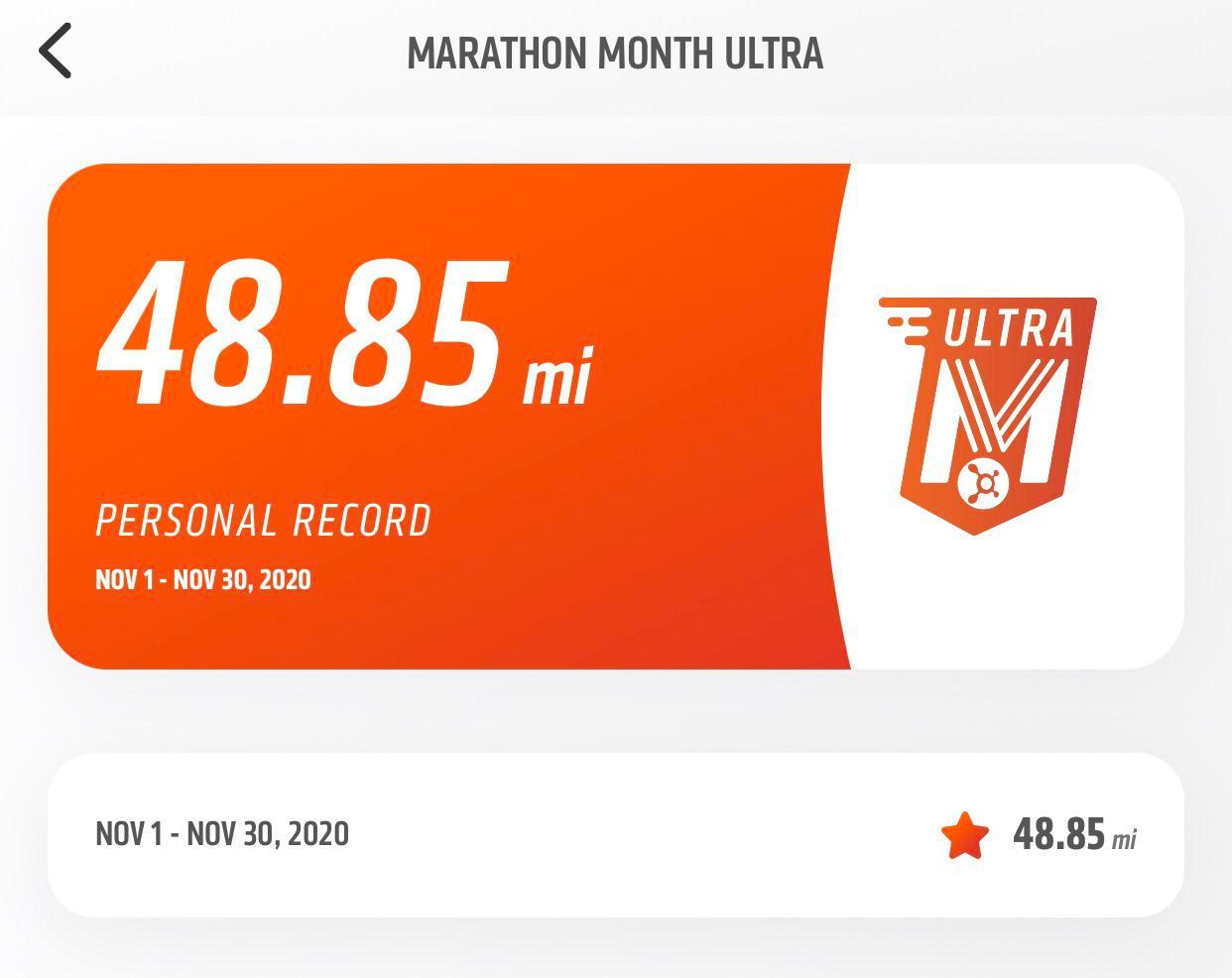 Hit my marathon month goal!! | Scrolller