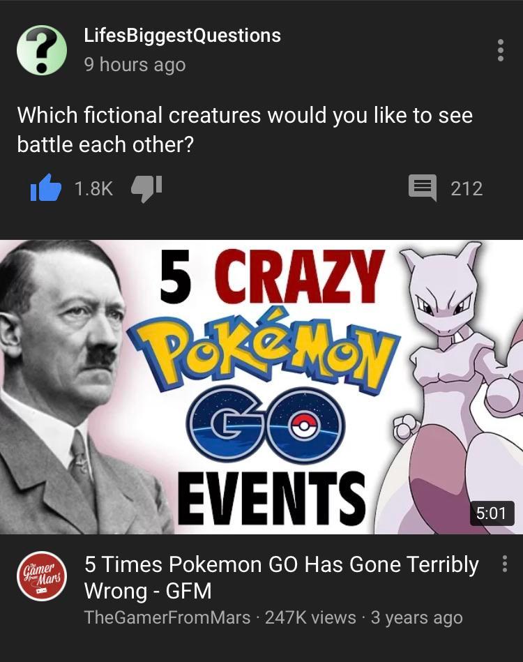 Hitler vs mewtwo | Scrolller