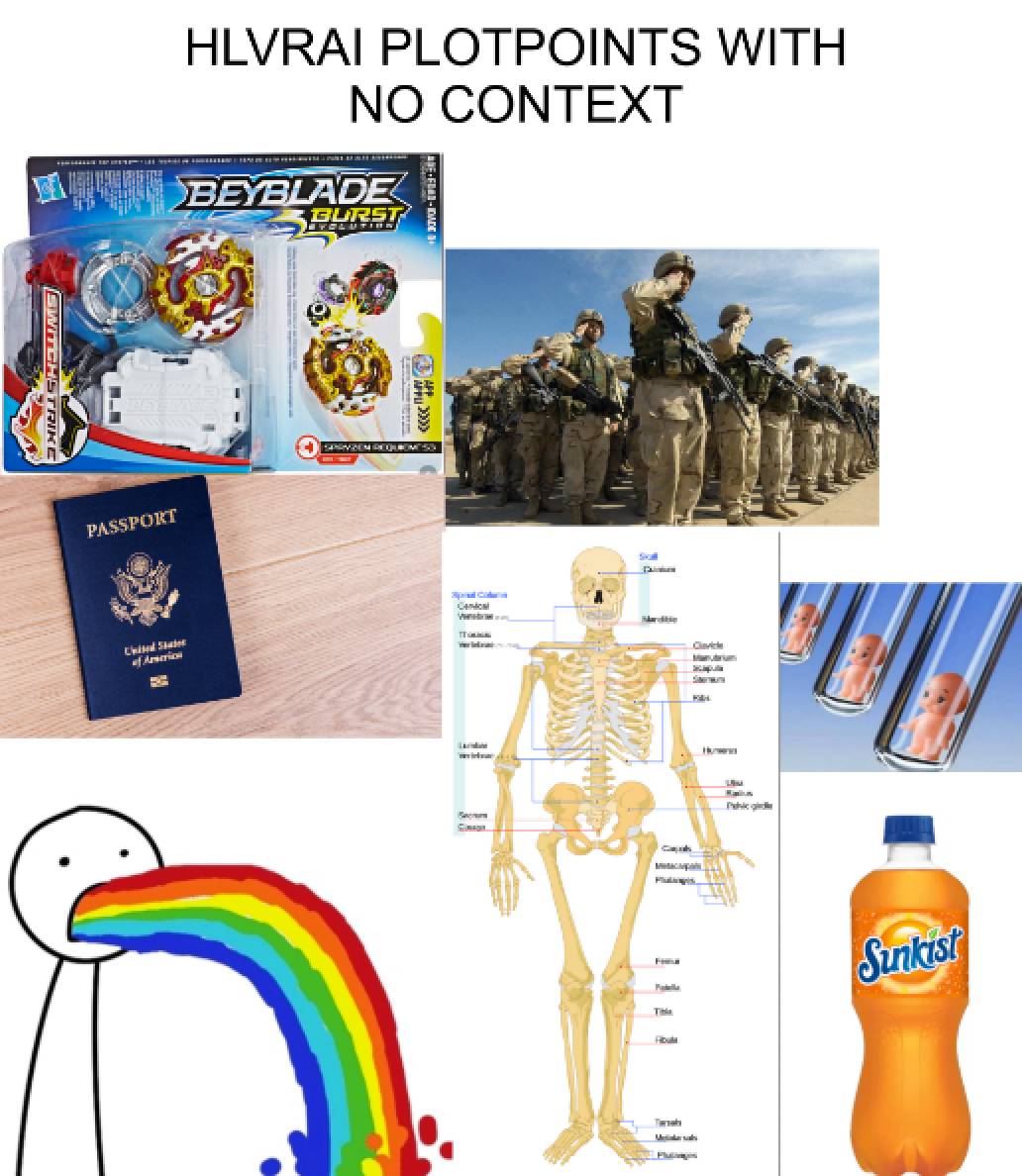 HLVRAI plot points with no context | Scrolller