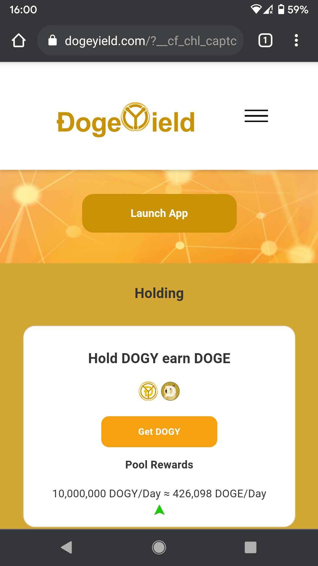 Hold dogY earn dogE dogeyield.com | Scrolller