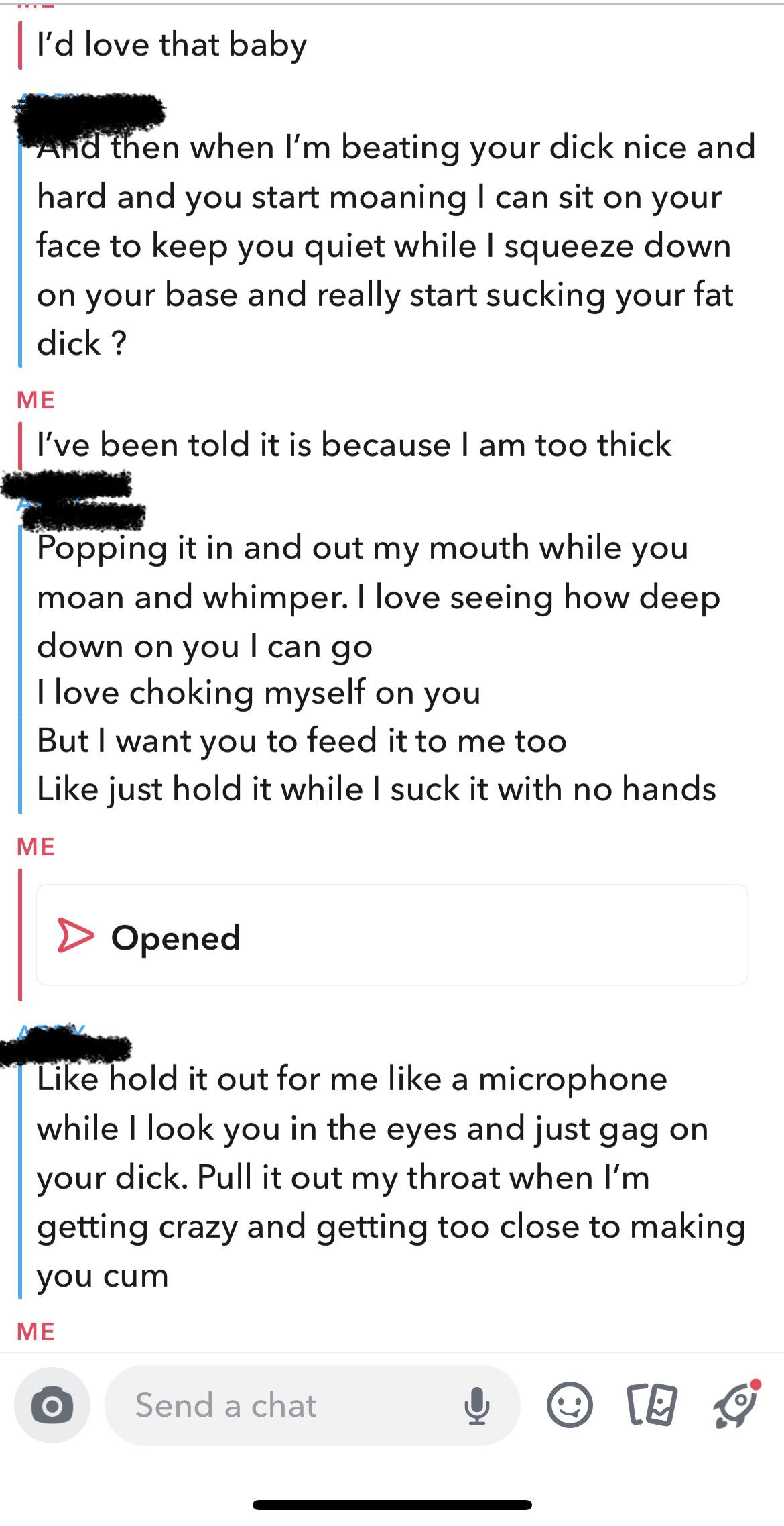 Hold it out for me like a microphone | Scrolller