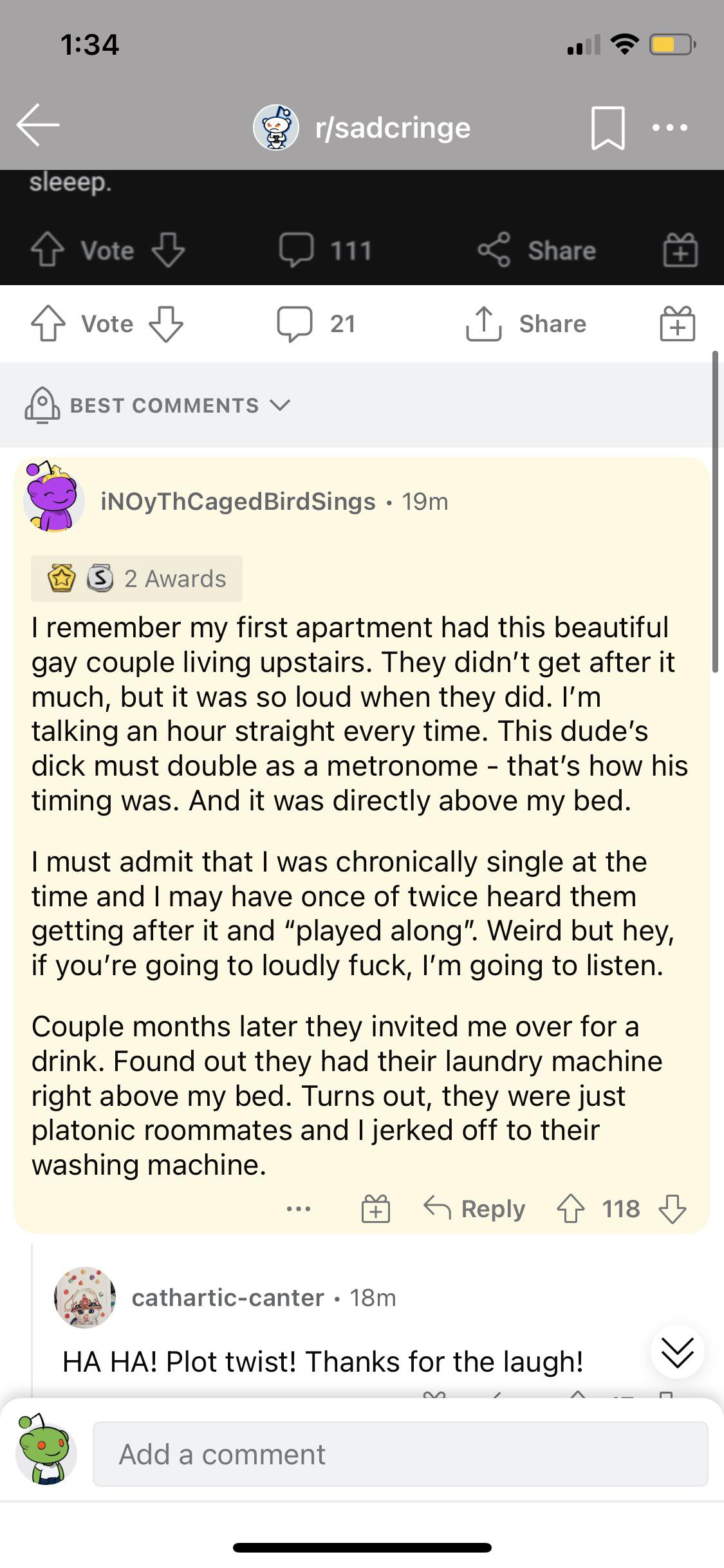 Holdup, jerked off to what? | Scrolller