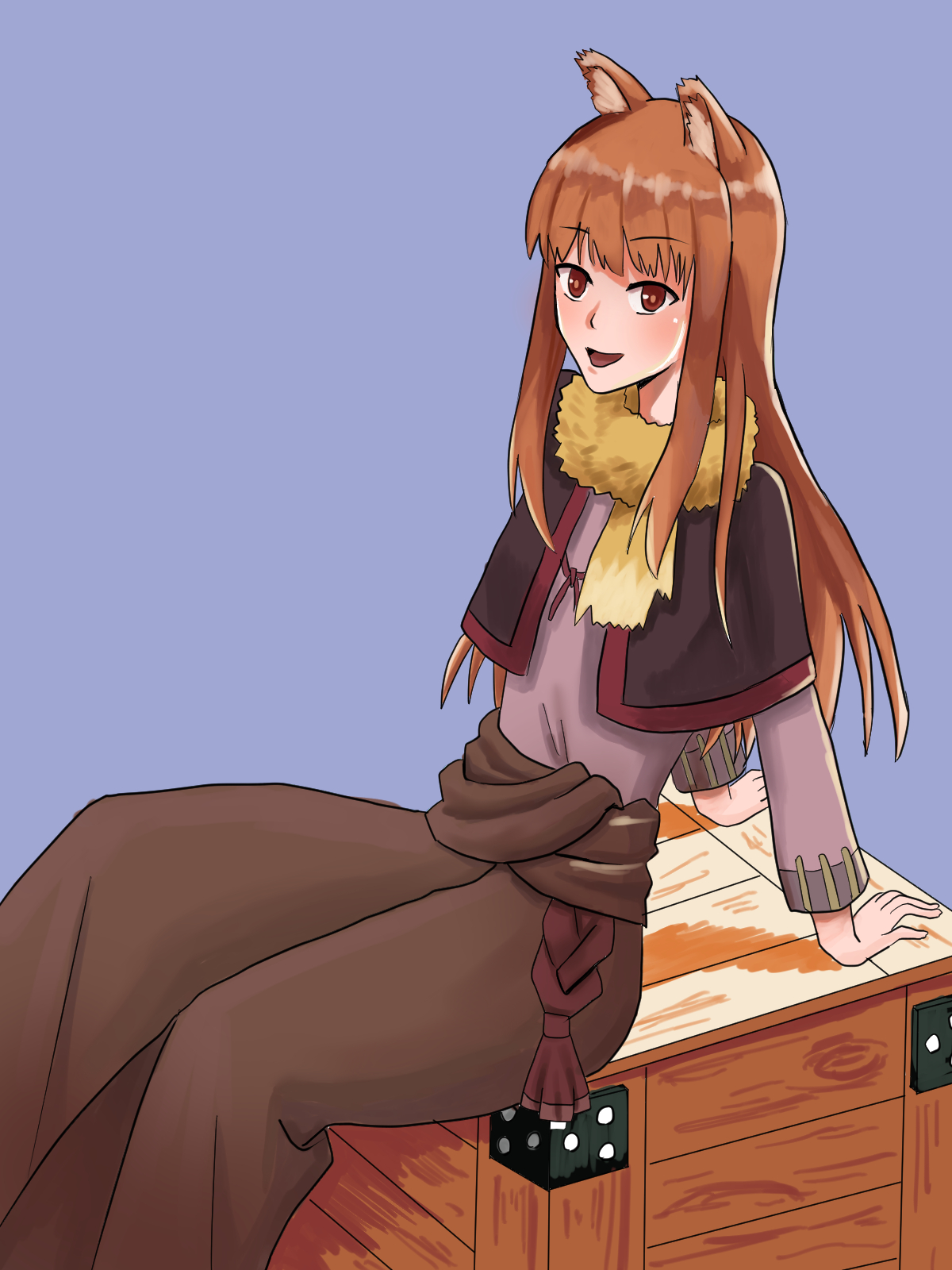 Holo on a crate | Scrolller