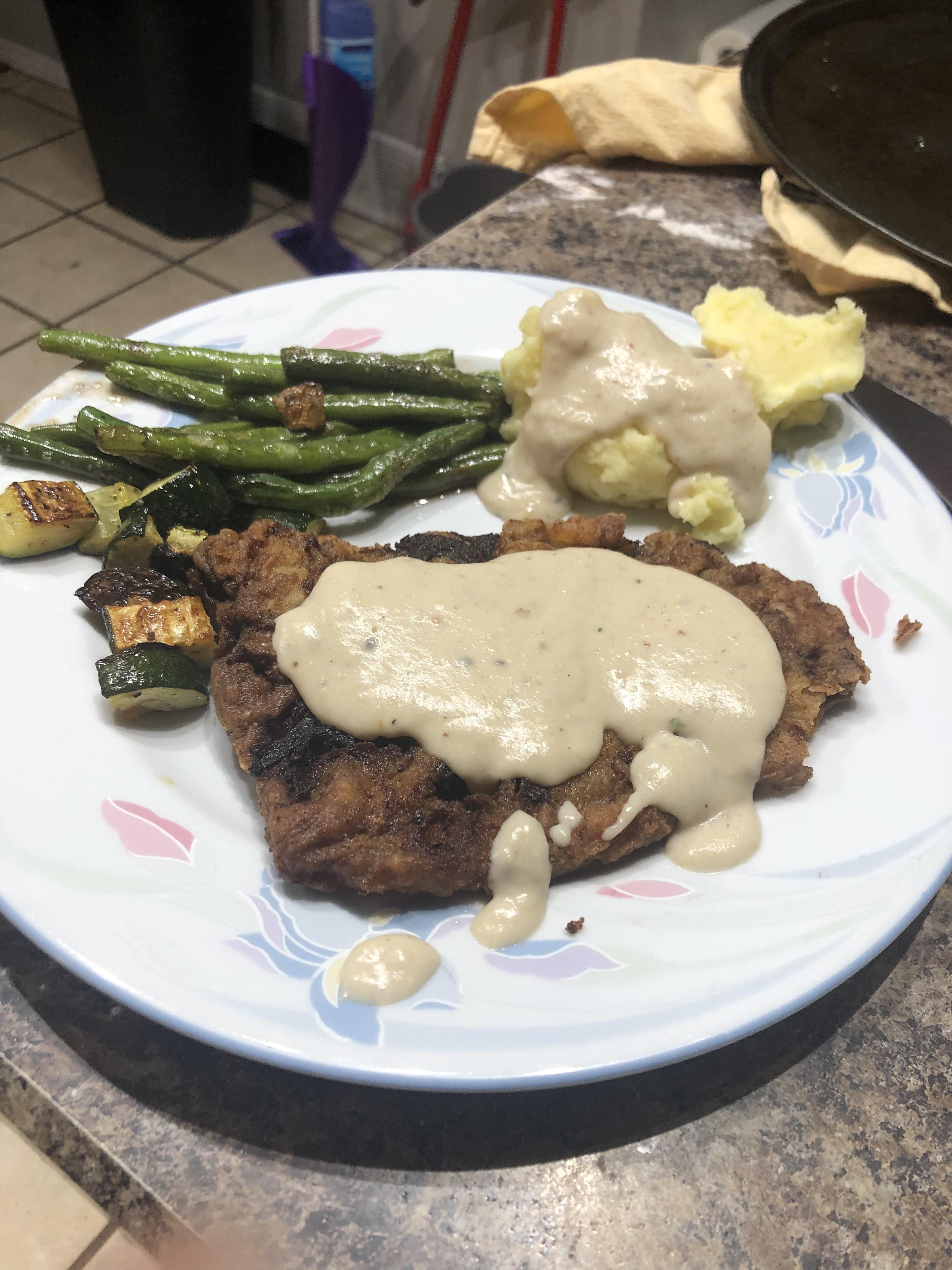 Homemade Country fried steak | Scrolller