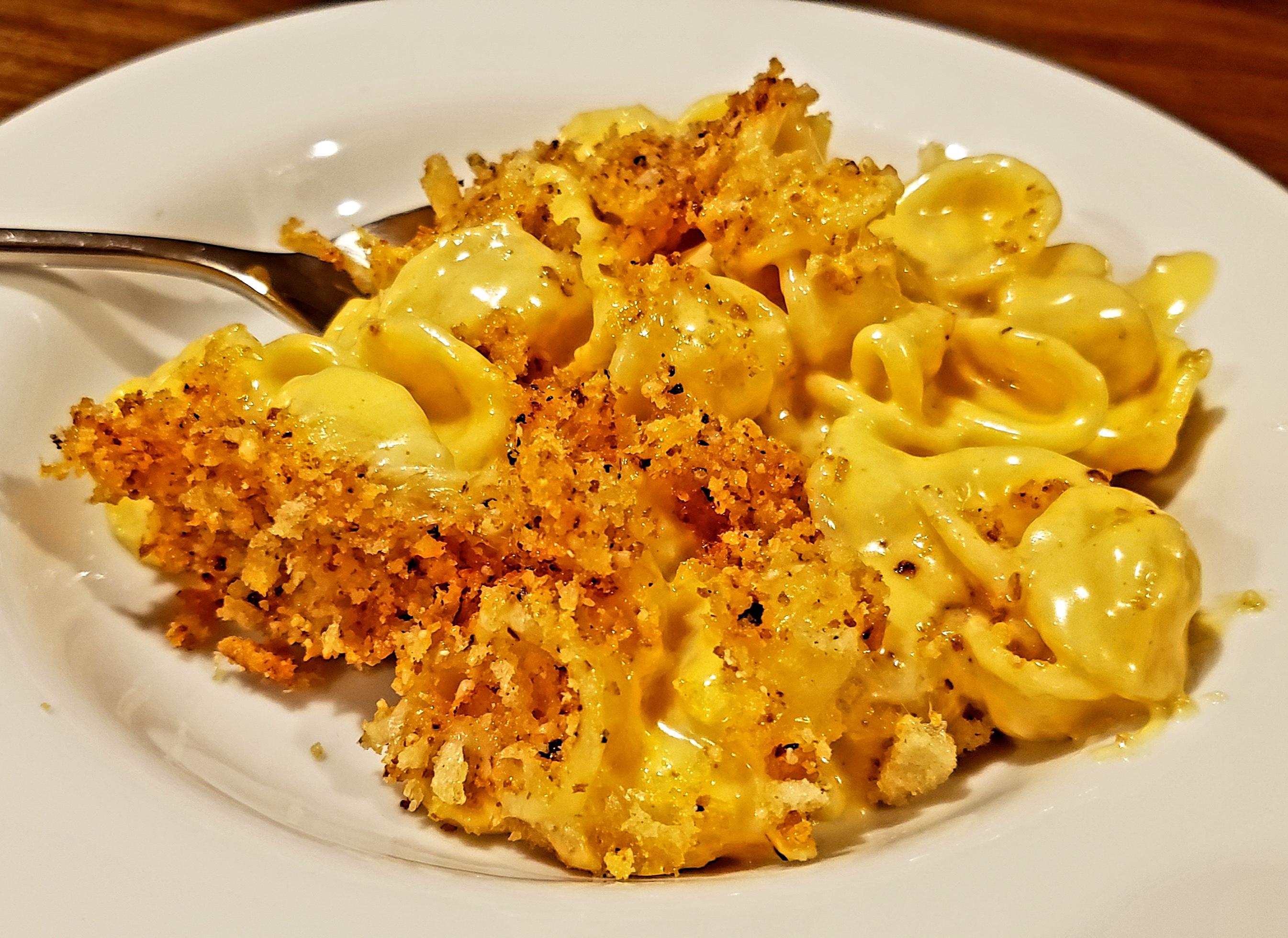 Homemade garlic bread crumbs over mac 'n cheese | Scrolller