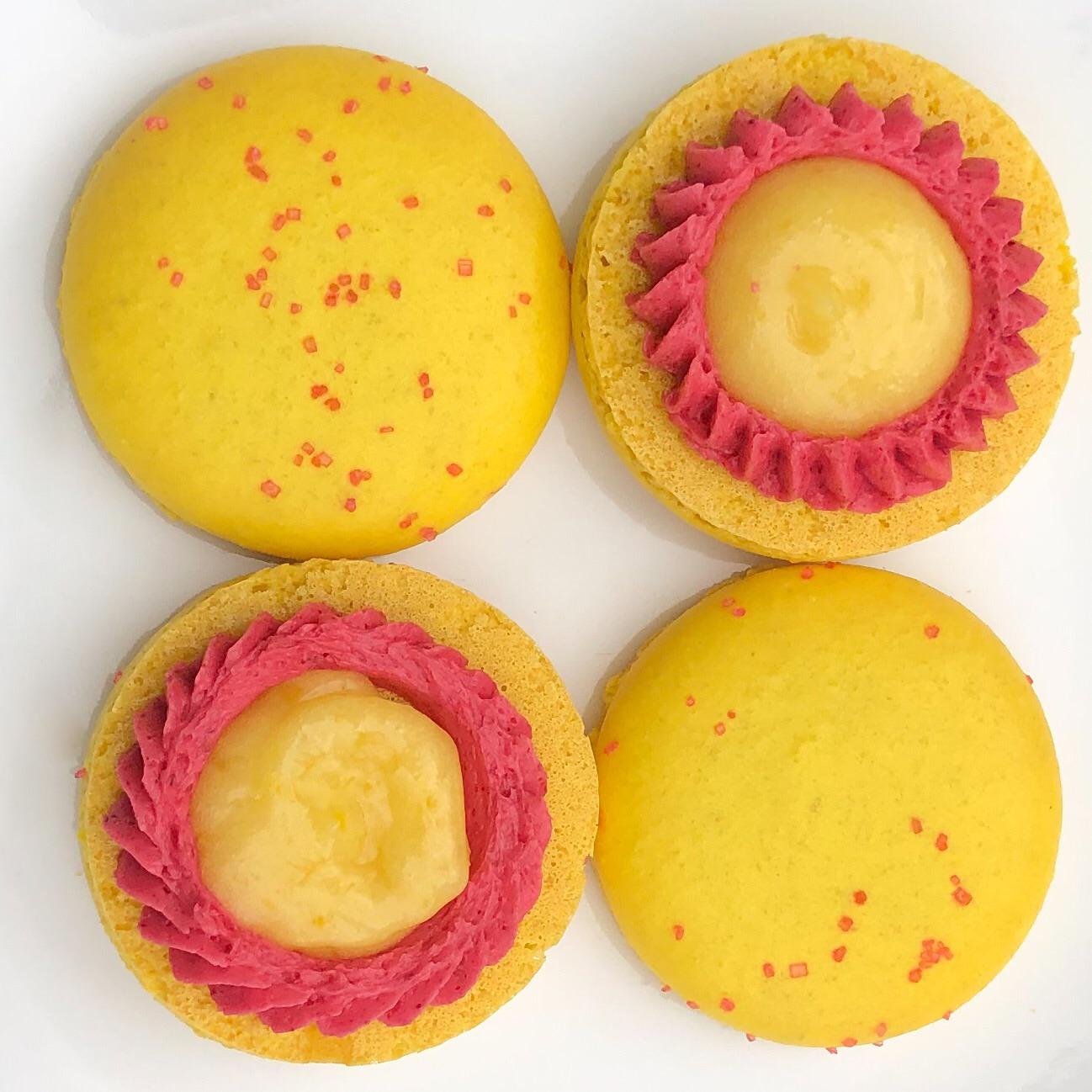 [homemade] Lemon Raspberry macarons | Scrolller