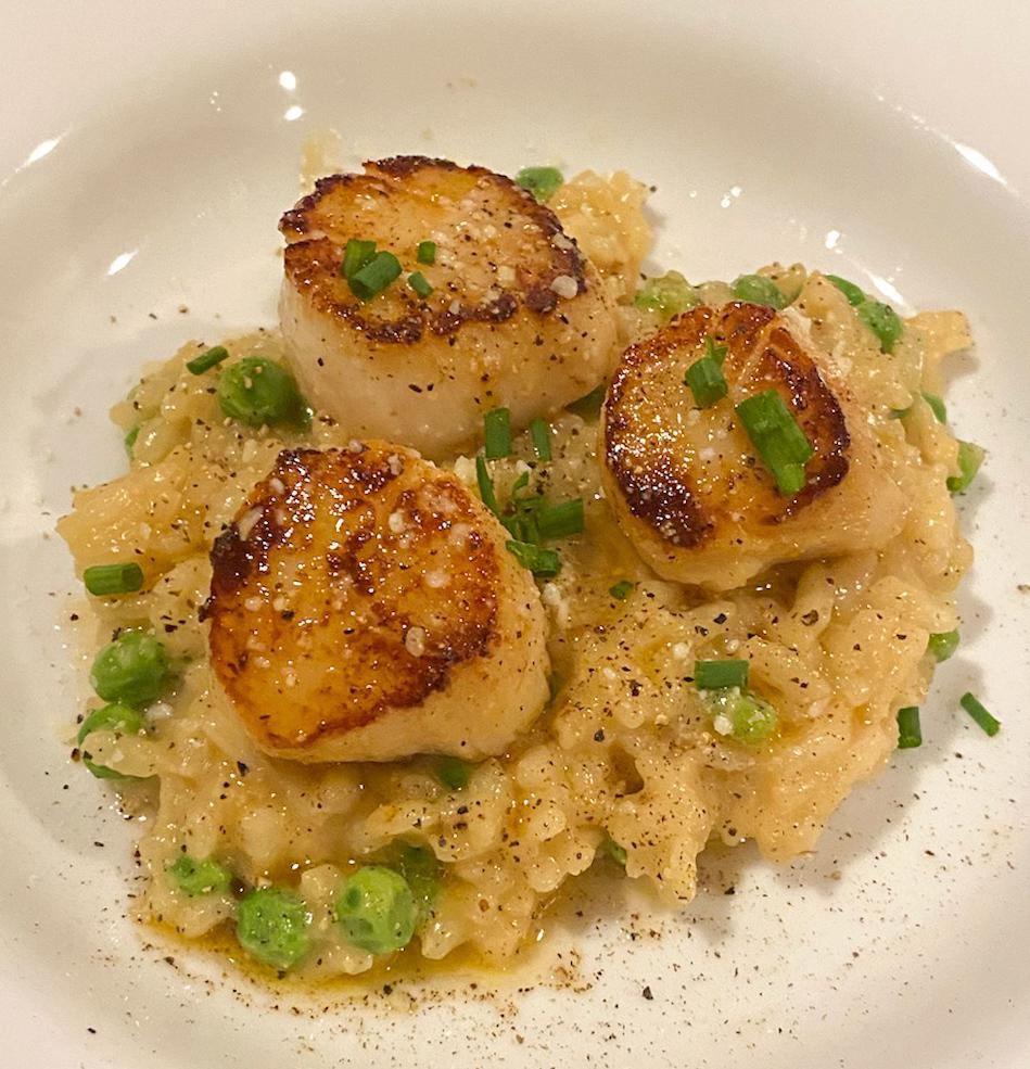 [Homemade] Pan seared scallops over risotto | Scrolller