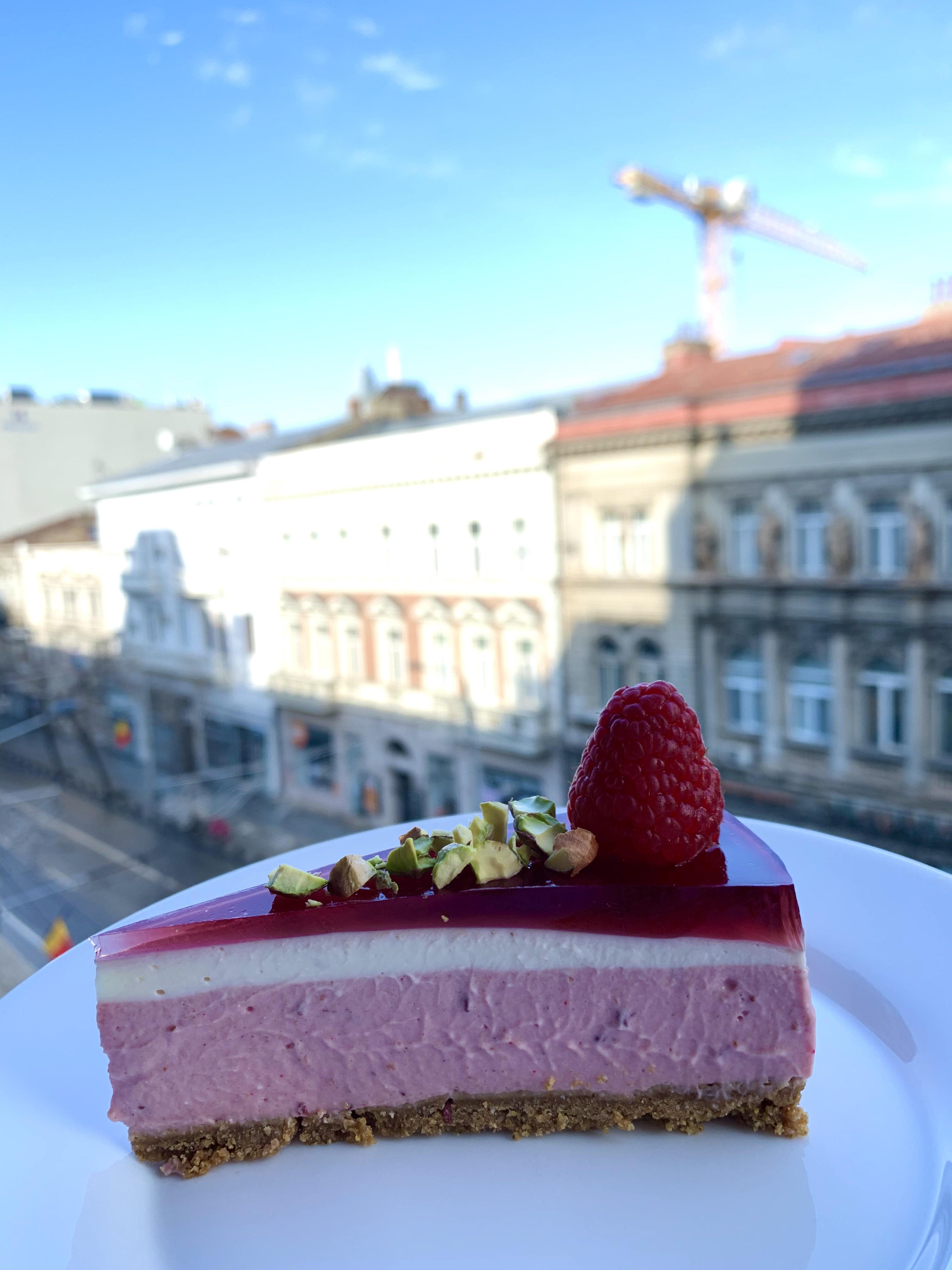 [Homemade] raspberry cheesecake | Scrolller