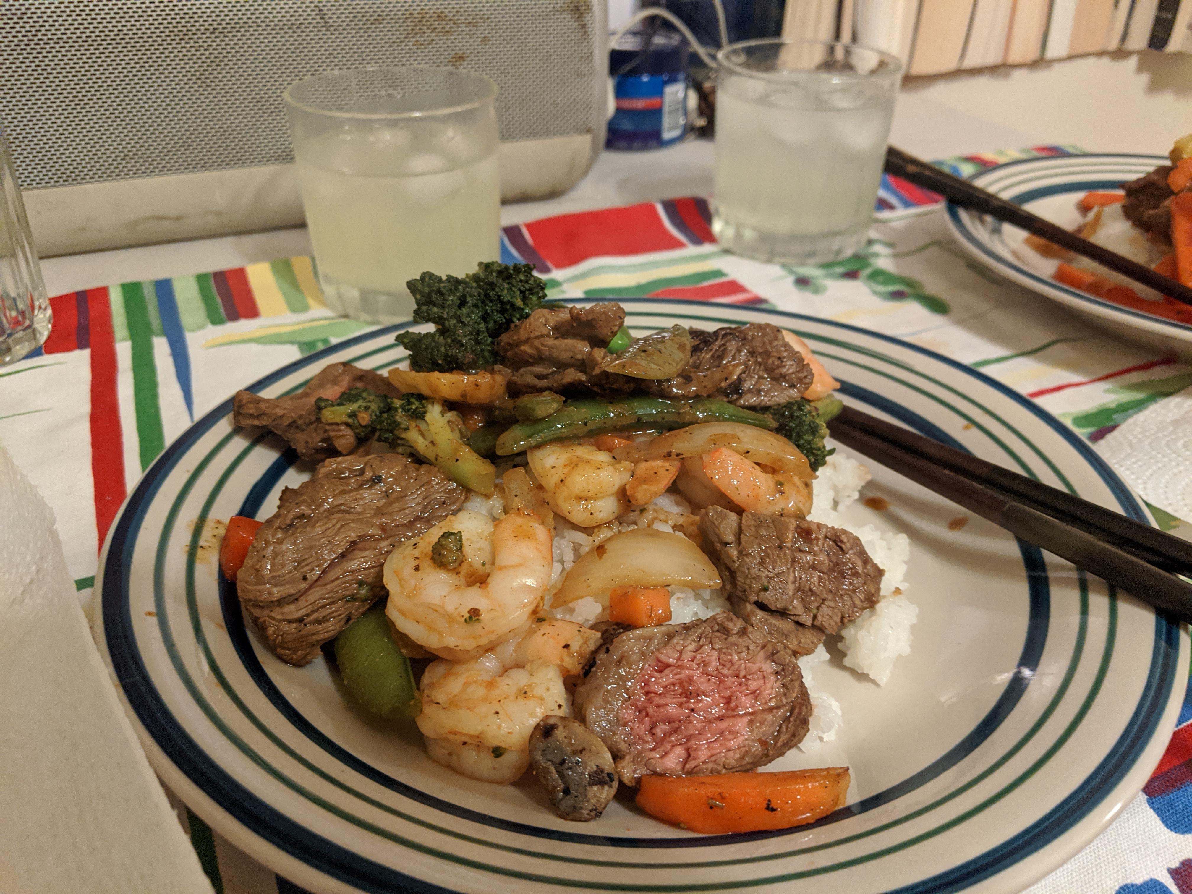 [Homemade] stir fry surf and turf | Scrolller