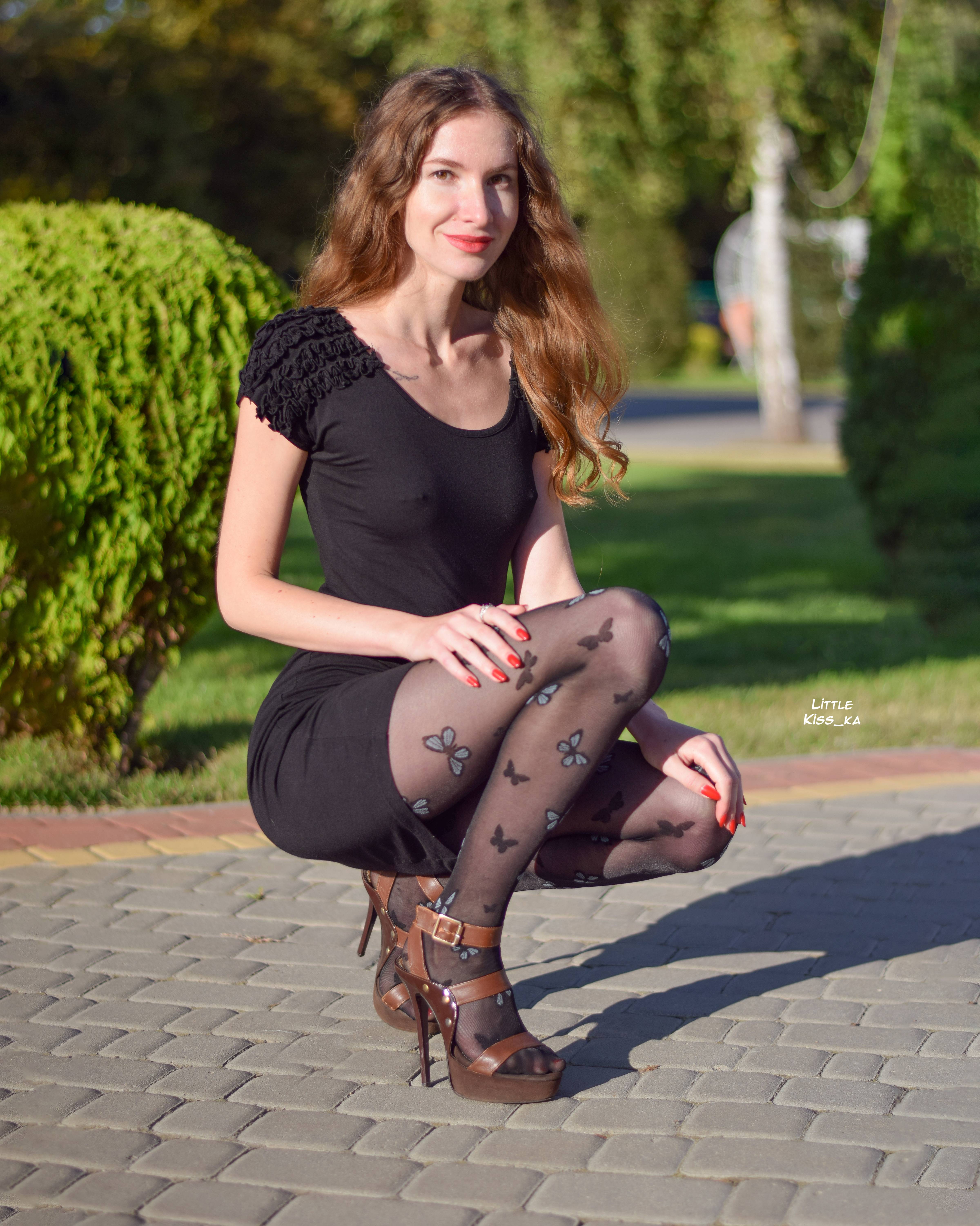 Pantyhose with a heels ️ | Scrolller