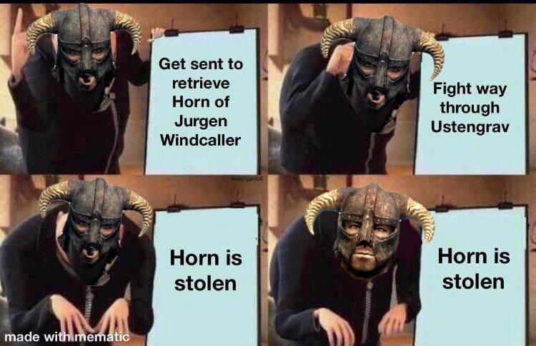 Horn is stolen | Scrolller